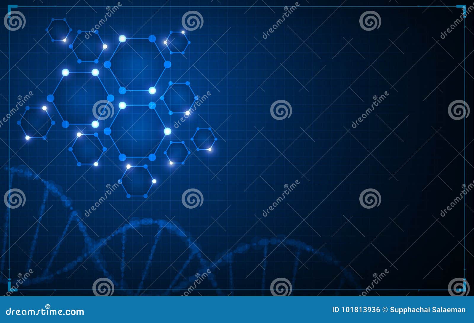 Abstract Scientific Technology Innovation Concept Background Stock ...