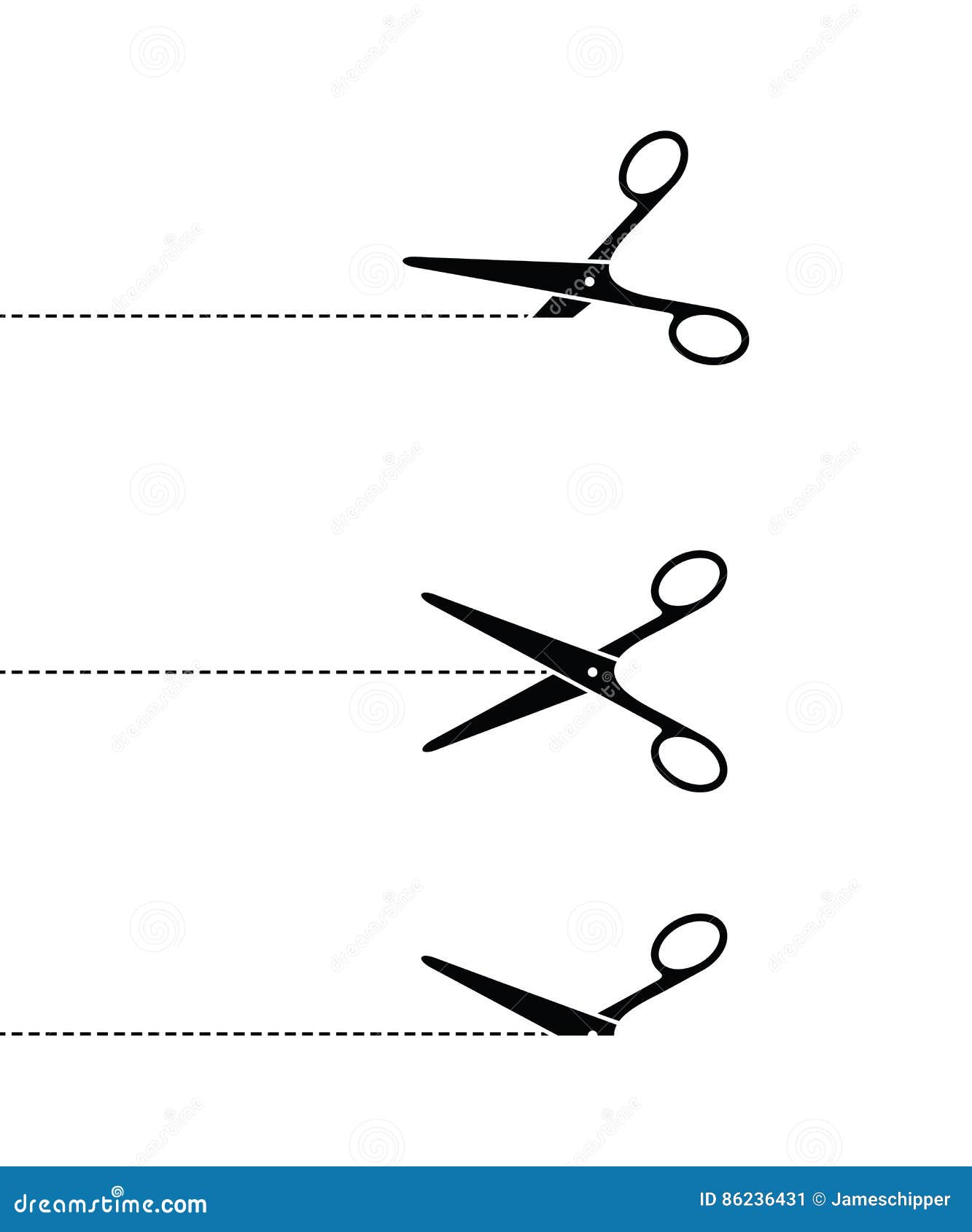 Abstract scissors line stock vector. Illustration of line - 86236431