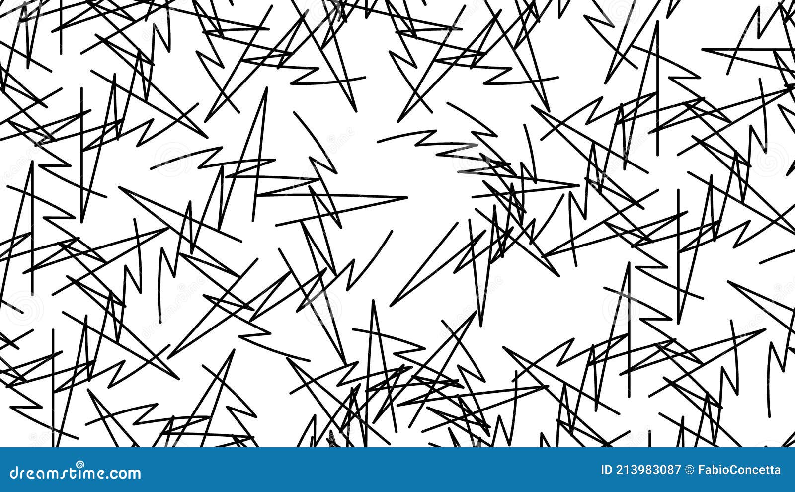 Abstract Scratch Background Seamless Pattern in Black and White Stock ...