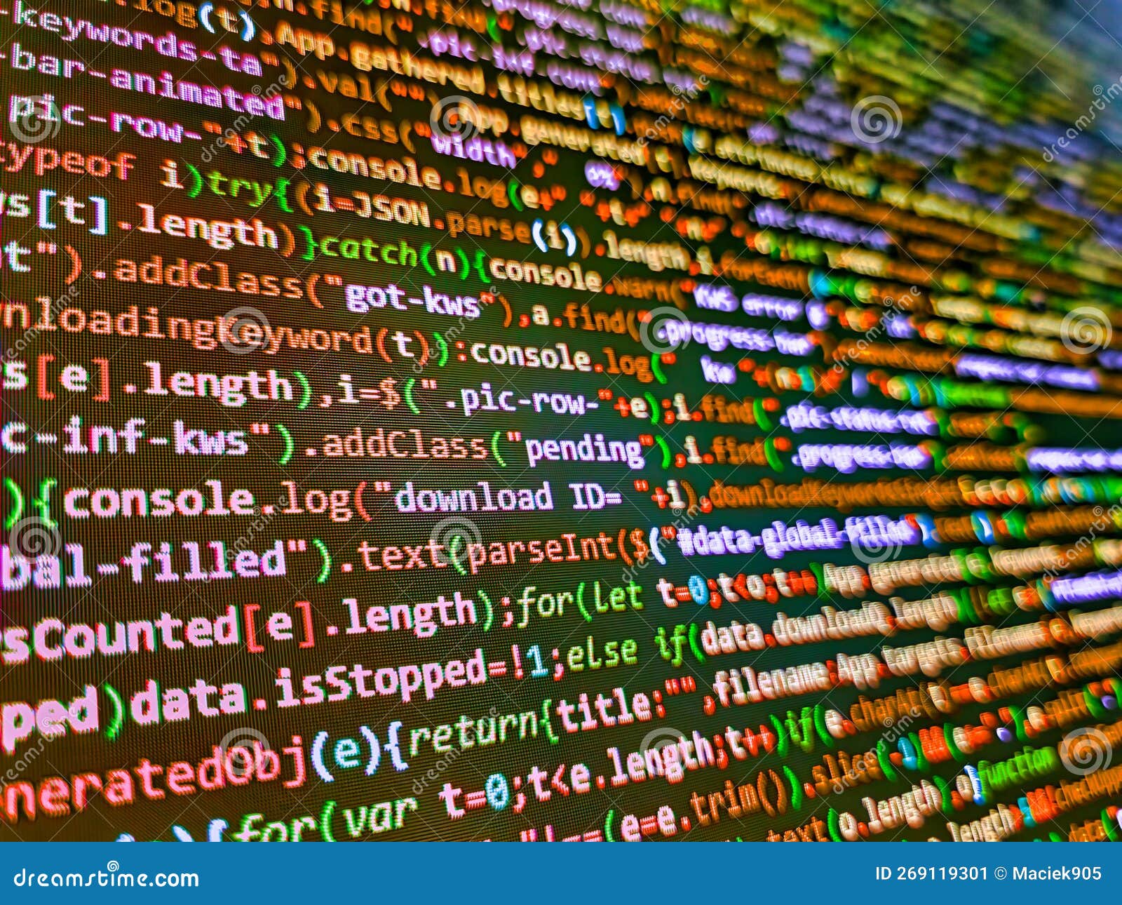 JSON With Abstract Technology Binary Code Background.Digital Binary ... JSON With Abstract Technology Binary Code Background.Digital Binary ...