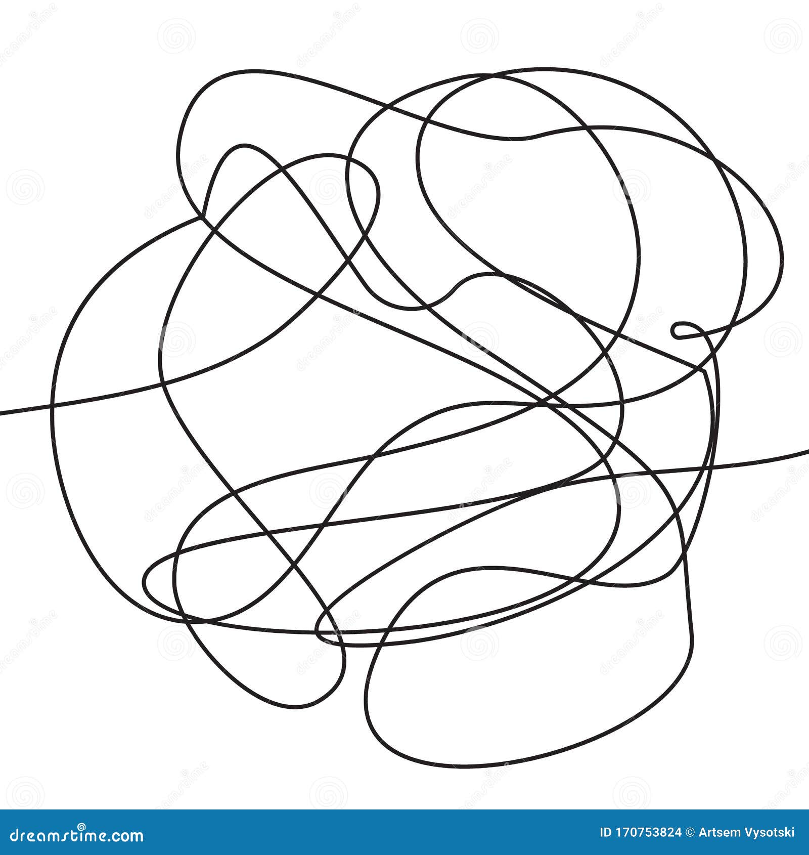 Tangle Scrawl Sketch Vector. Drawing Circle. Tangled Chaotic Doodle ... Tangle Scrawl Sketch Vector. Drawing Circle. Tangled Chaotic Doodle ...