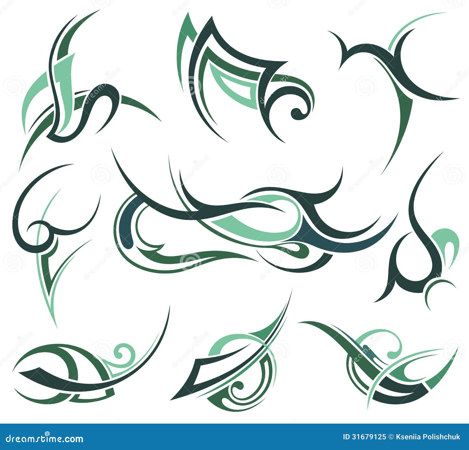 Abstract scroll pattern stock vector. Illustration of gothic - 31679125