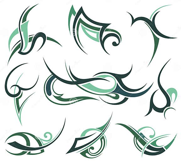 Abstract scroll pattern stock vector. Illustration of gothic - 31679125