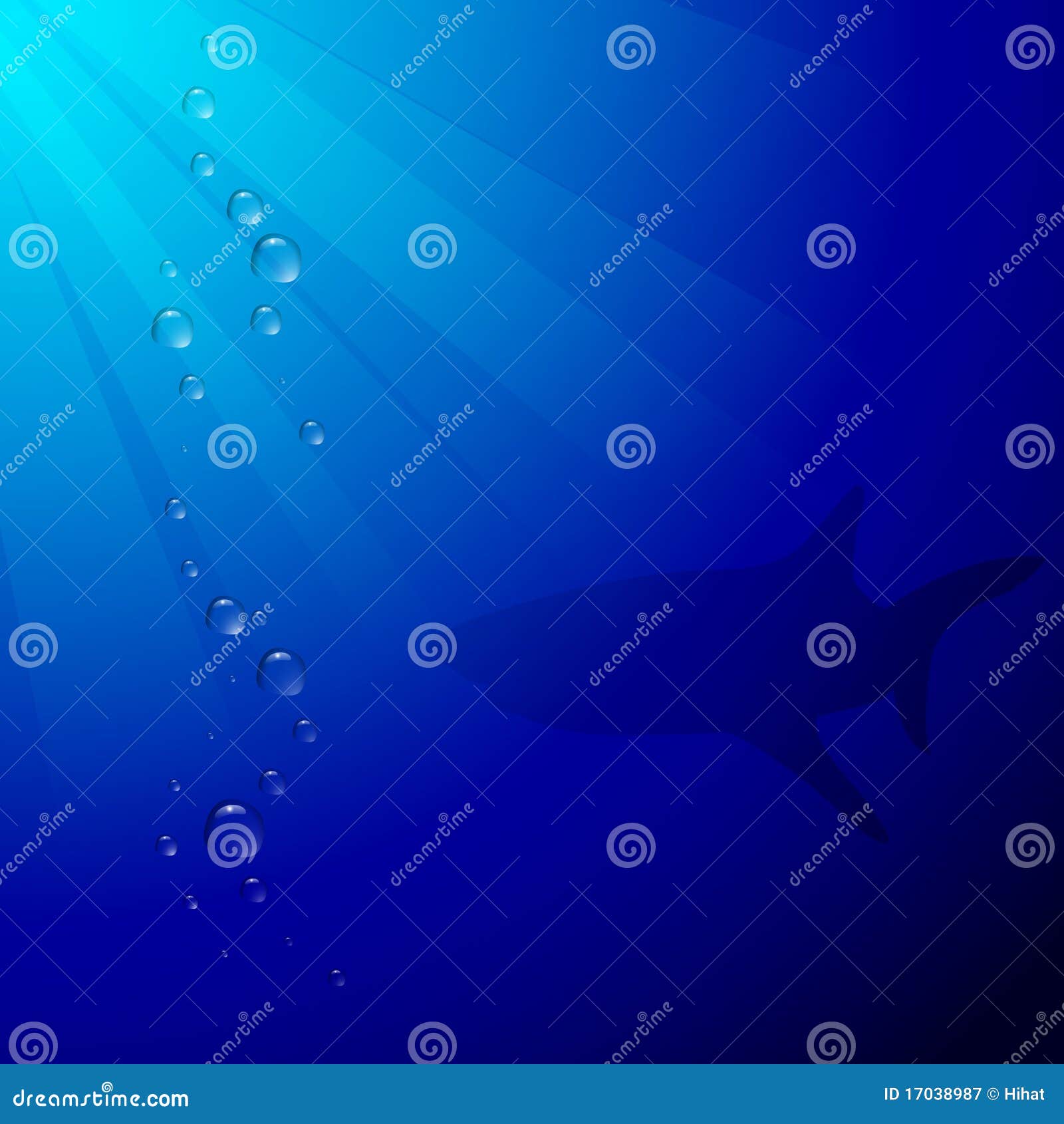 Abstract sea background stock vector. Illustration of blue - 17038987