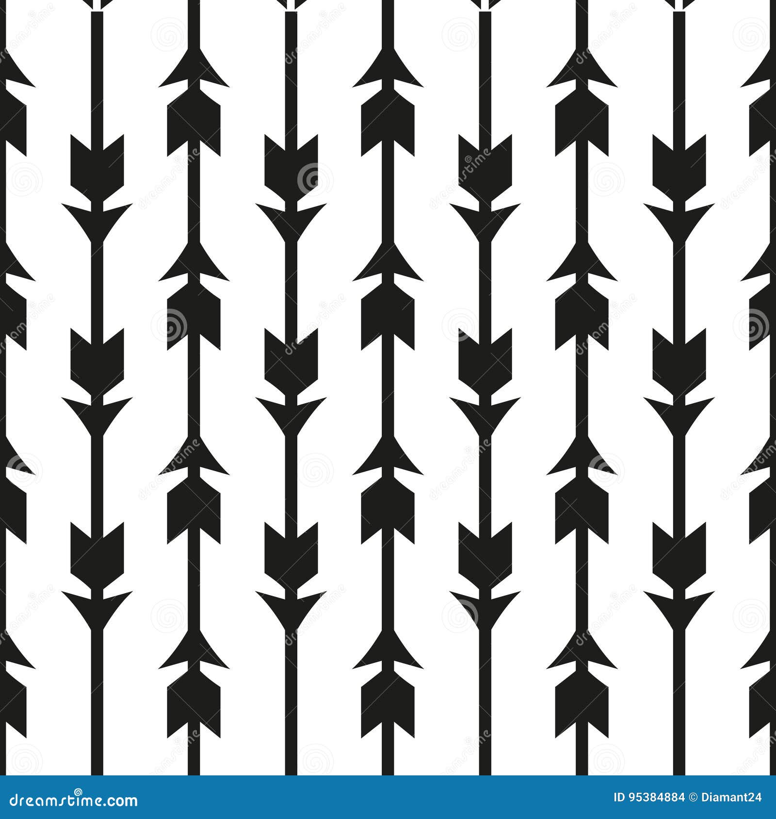 Abstract Seamless Arrow Pattern Stock Illustration - Illustration of ...