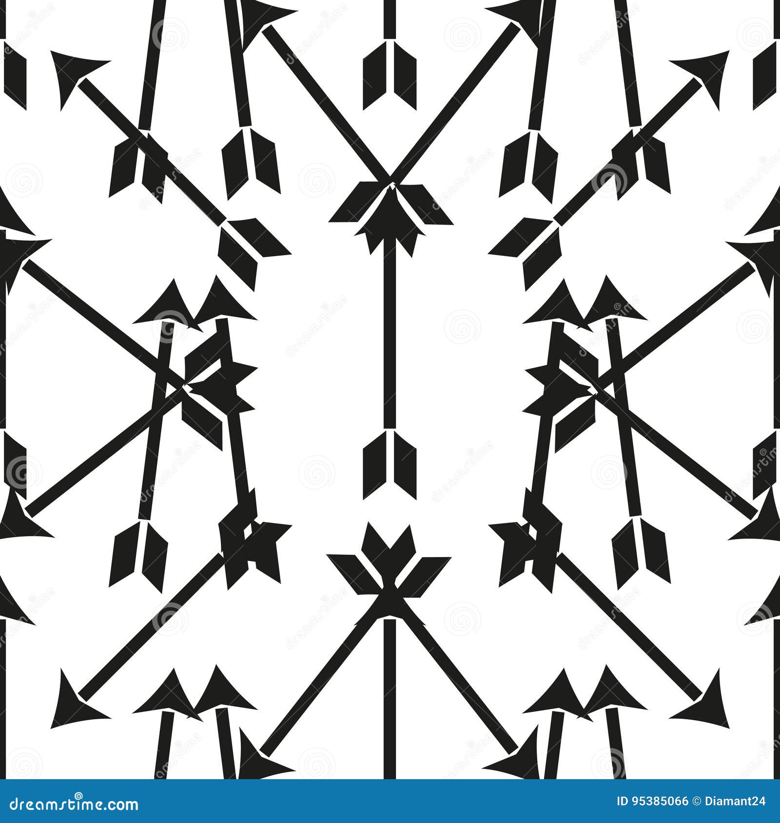 Abstract Seamless Arrow Pattern Stock Illustration - Illustration of ...