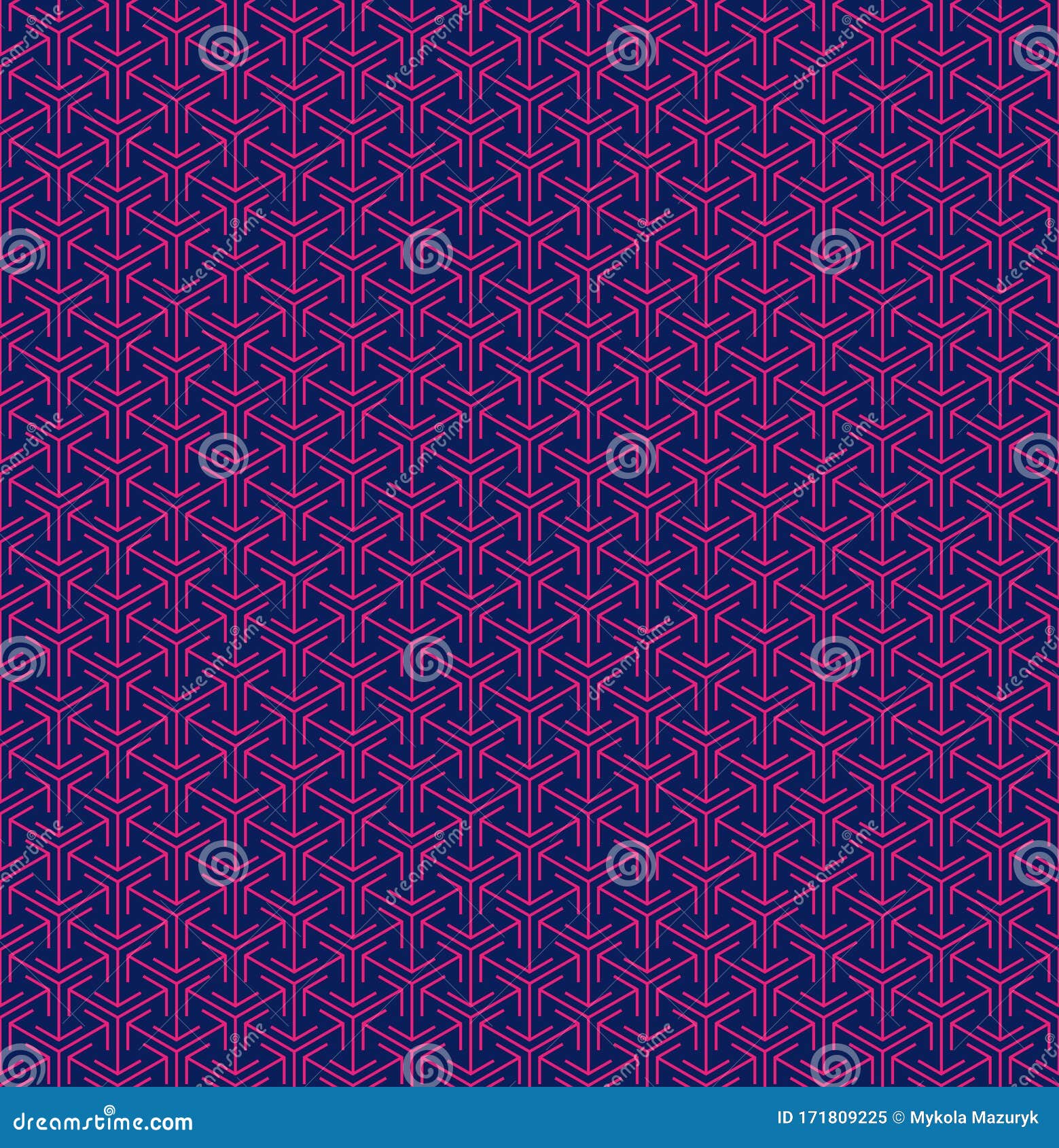 Abstract Seamless Arrow Pattern in Japanese Style Stock Vector ...