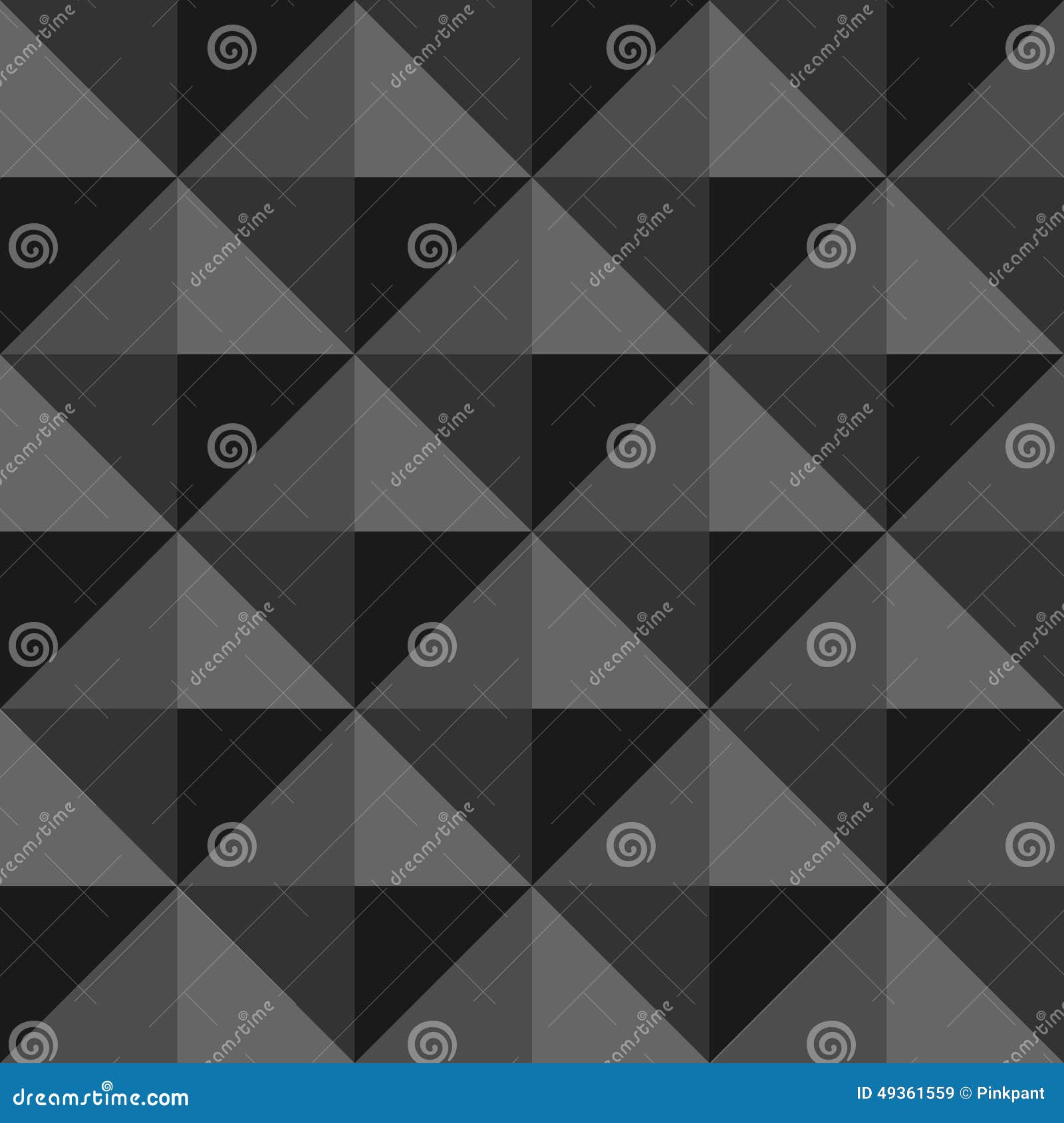Abstract Seamless Background with Black and Gray Triangles Stock ...