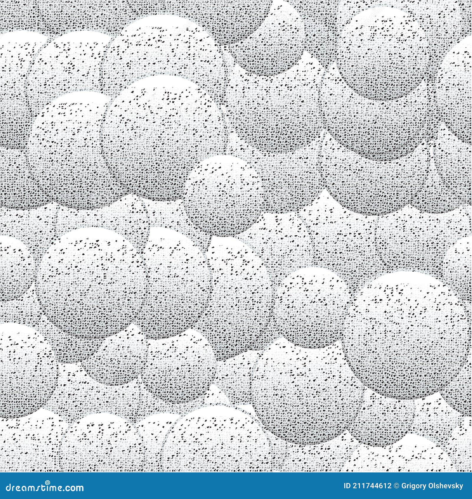 Abstract Seamless Background. Grangy Spheres with a Gradient Stock ...
