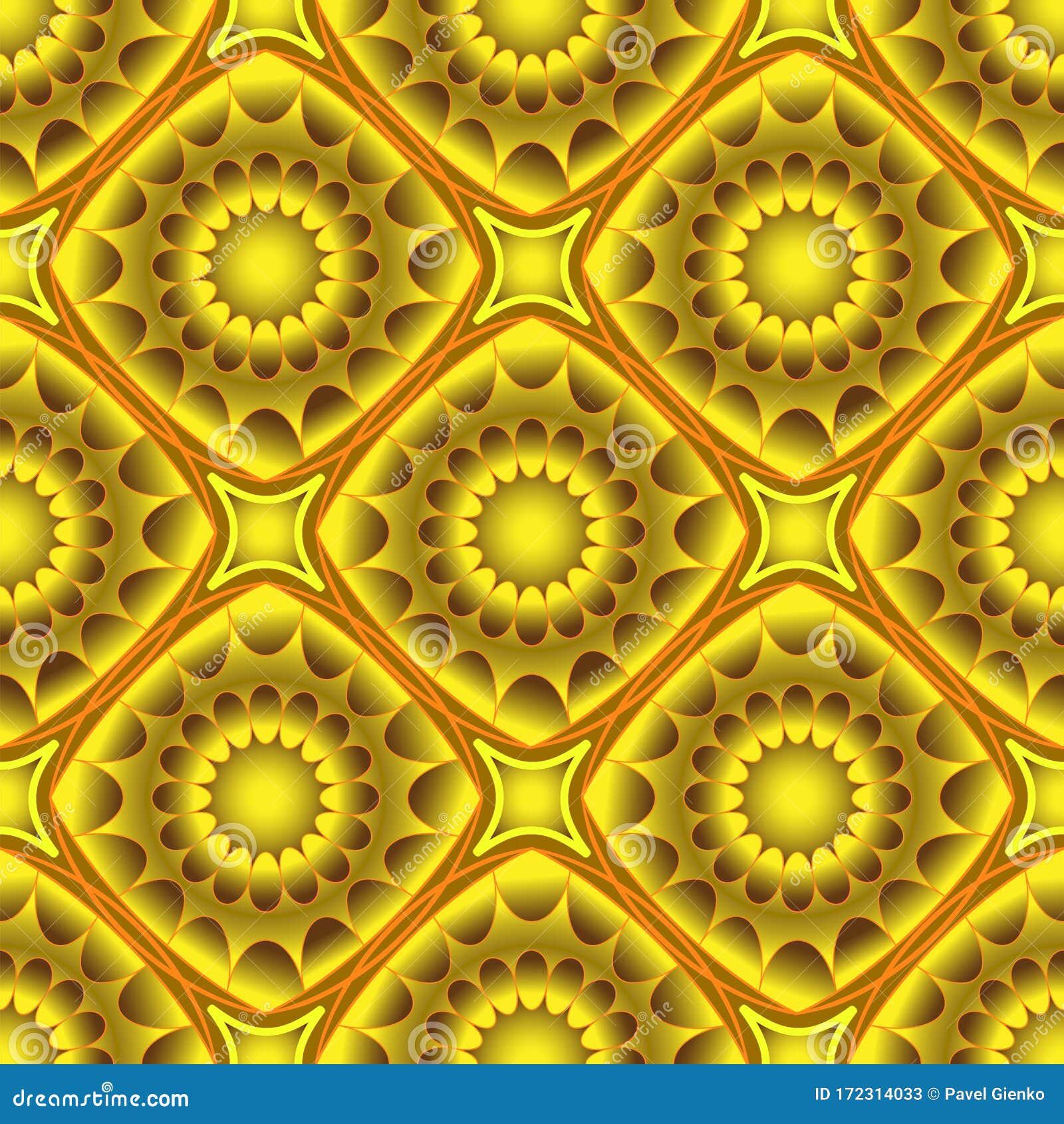 Abstract Seamless Background Pattern of Vague Patterns Stock Vector ...