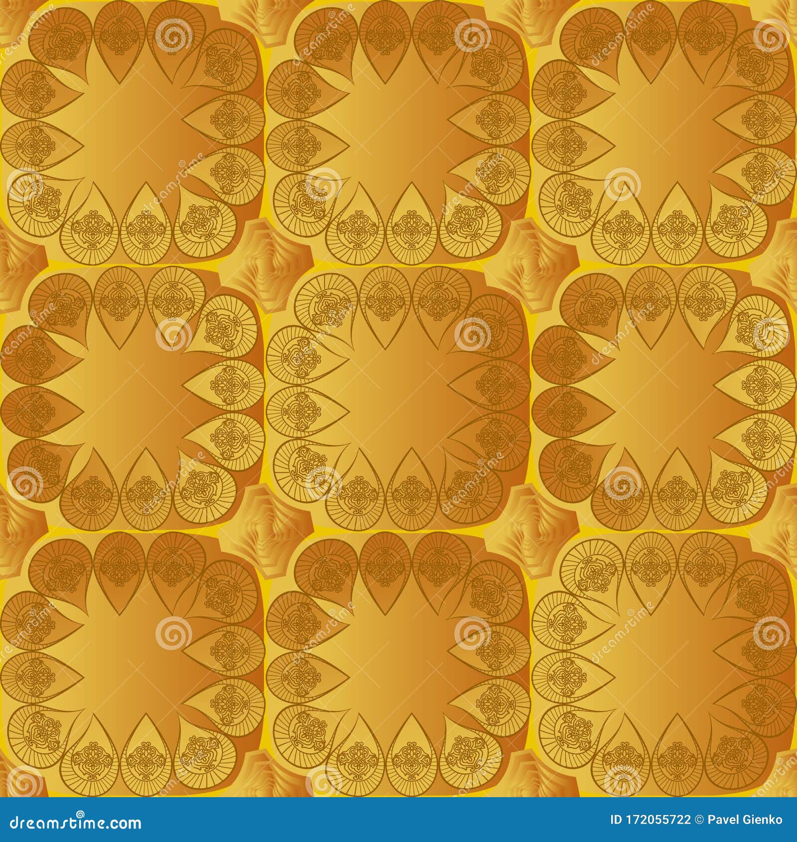Abstract Seamless Background Pattern of Vague Patterns Stock Vector ...