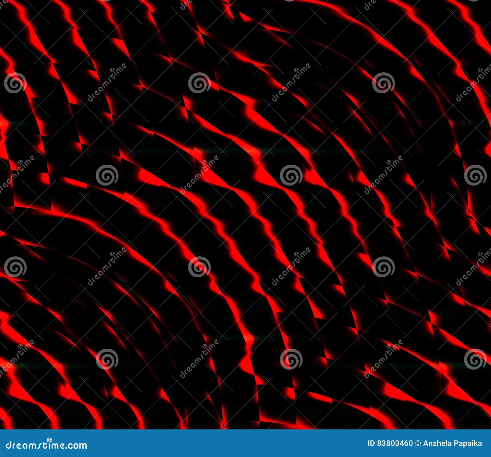 Abstract Seamless Background of Red, Black Stripes, Spots Stock ...