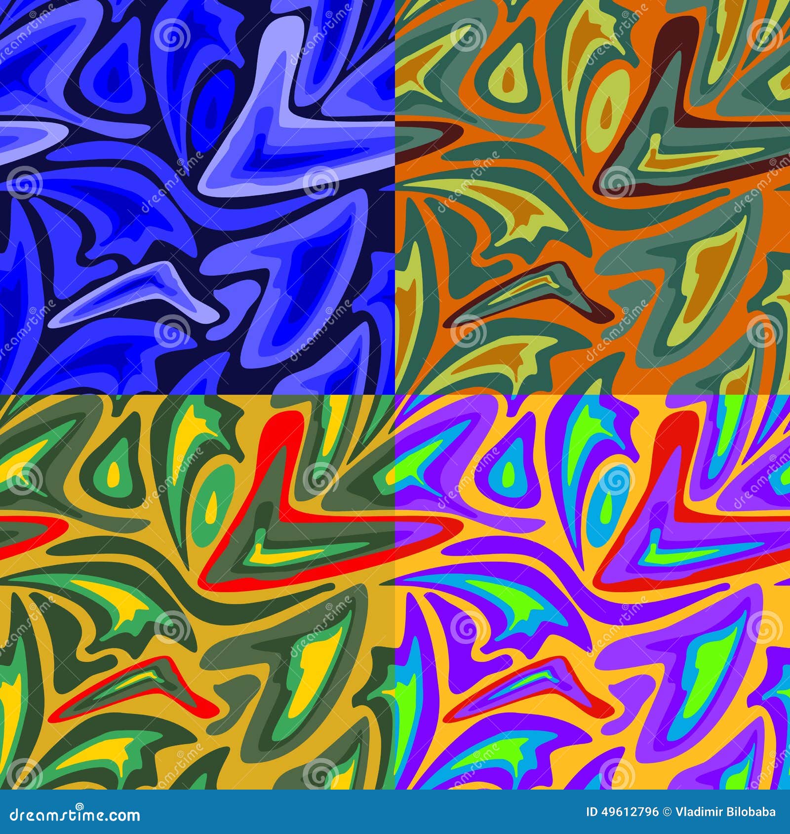 Abstract Seamless Backgrounds Stock Vector - Illustration of fabric ...