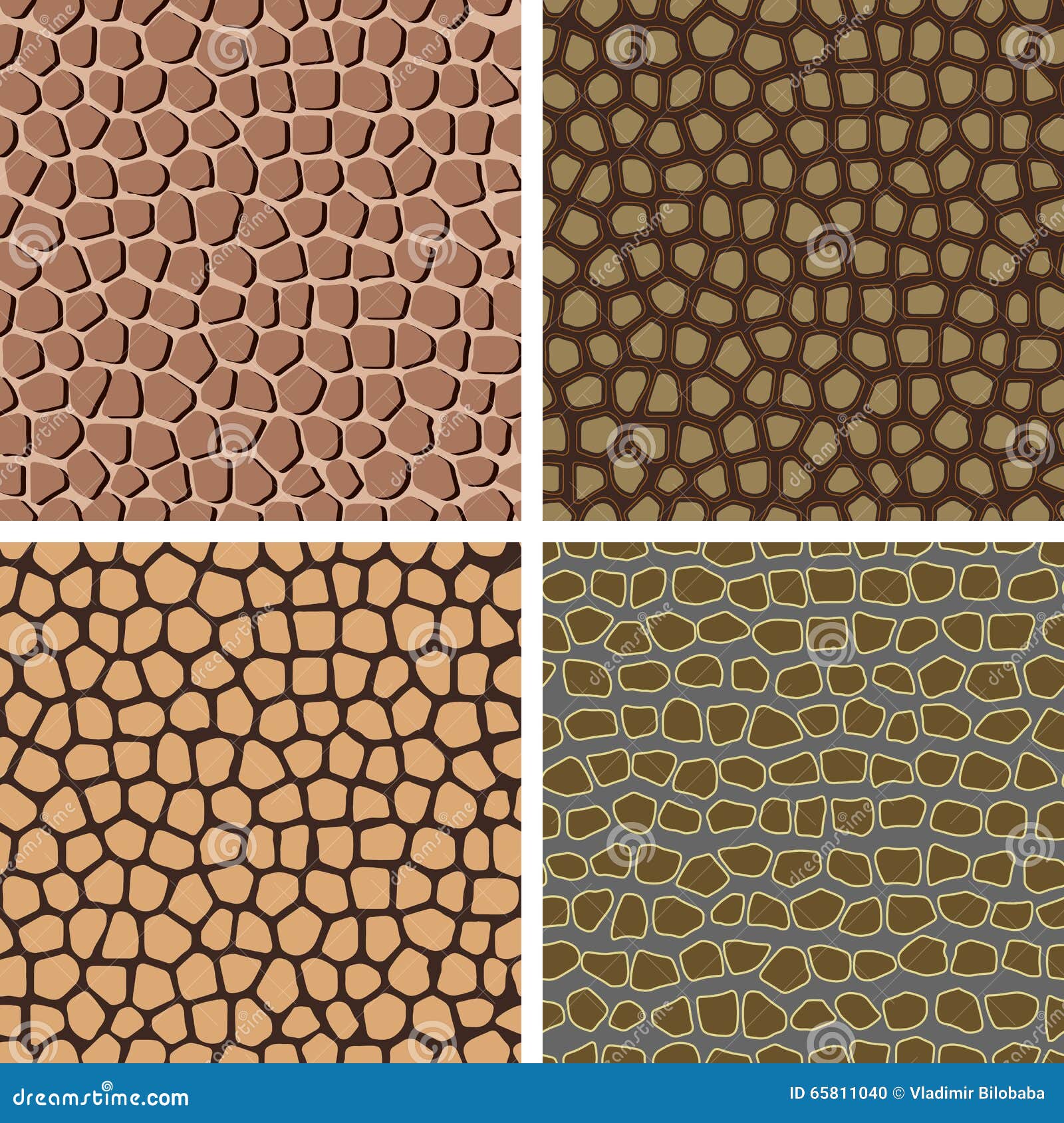 Abstract Seamless Backgrounds of the Skin Stock Vector - Illustration ...