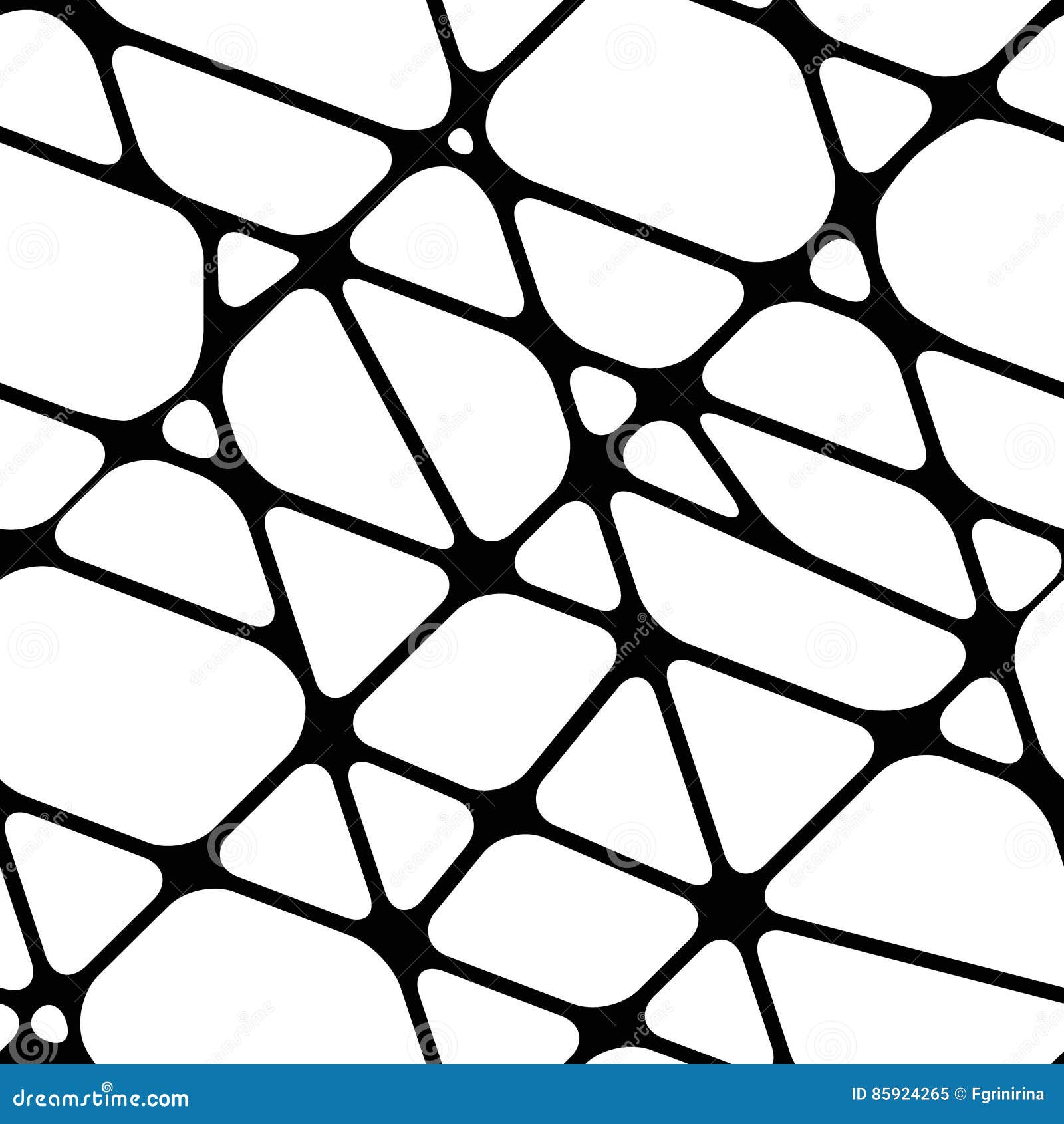 Abstract Seamless Black and White Background with Lines Stock Vector ...