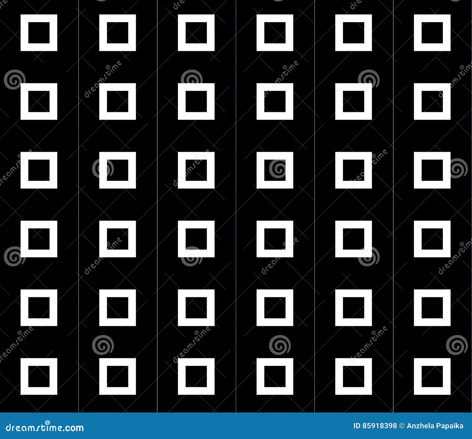 Abstract Seamless Black and White Lines and Squares and Cubes Stock ...