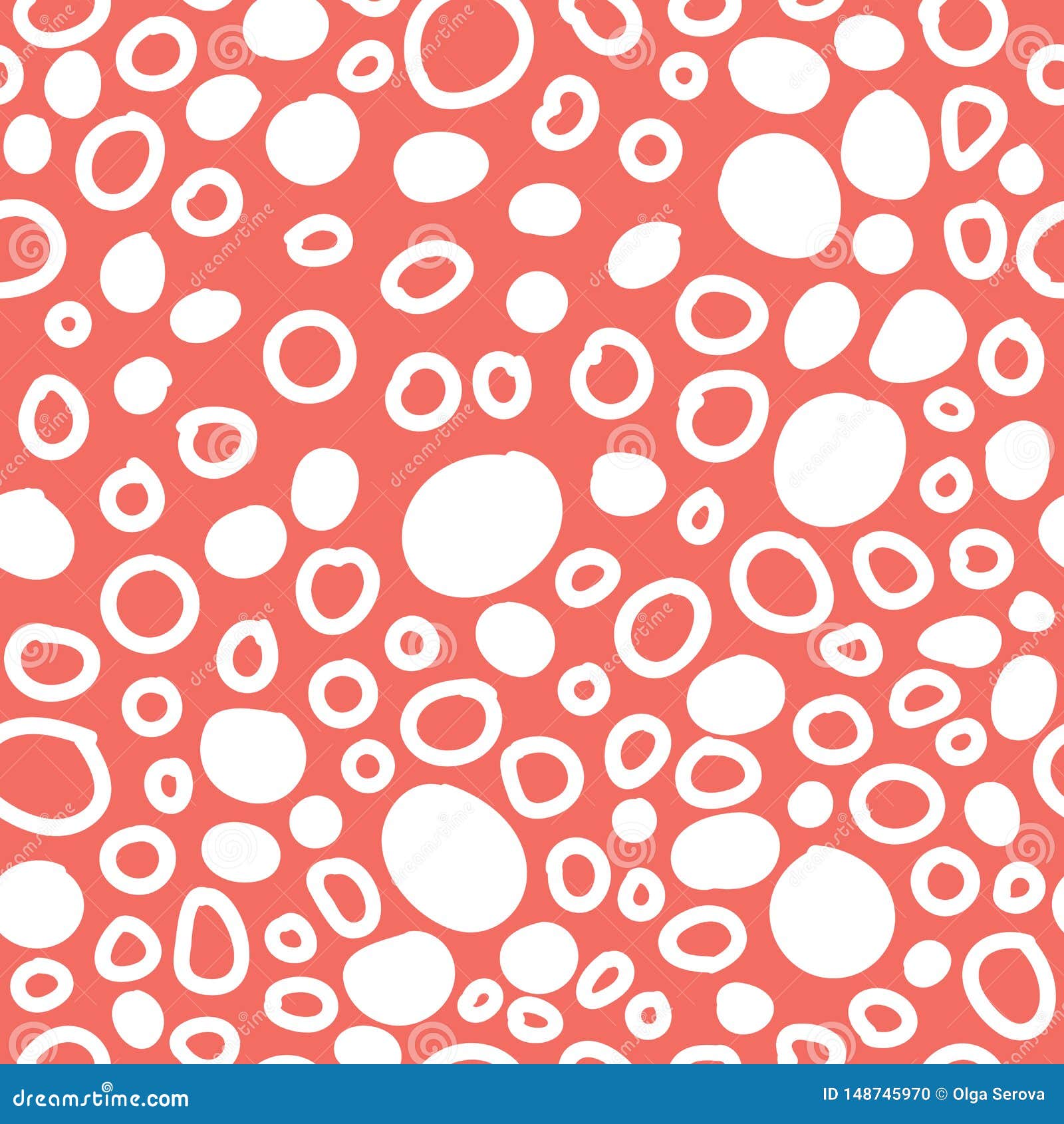 Seamless Blob Pattern, Abstract Background, Digital Paper, Texture ...