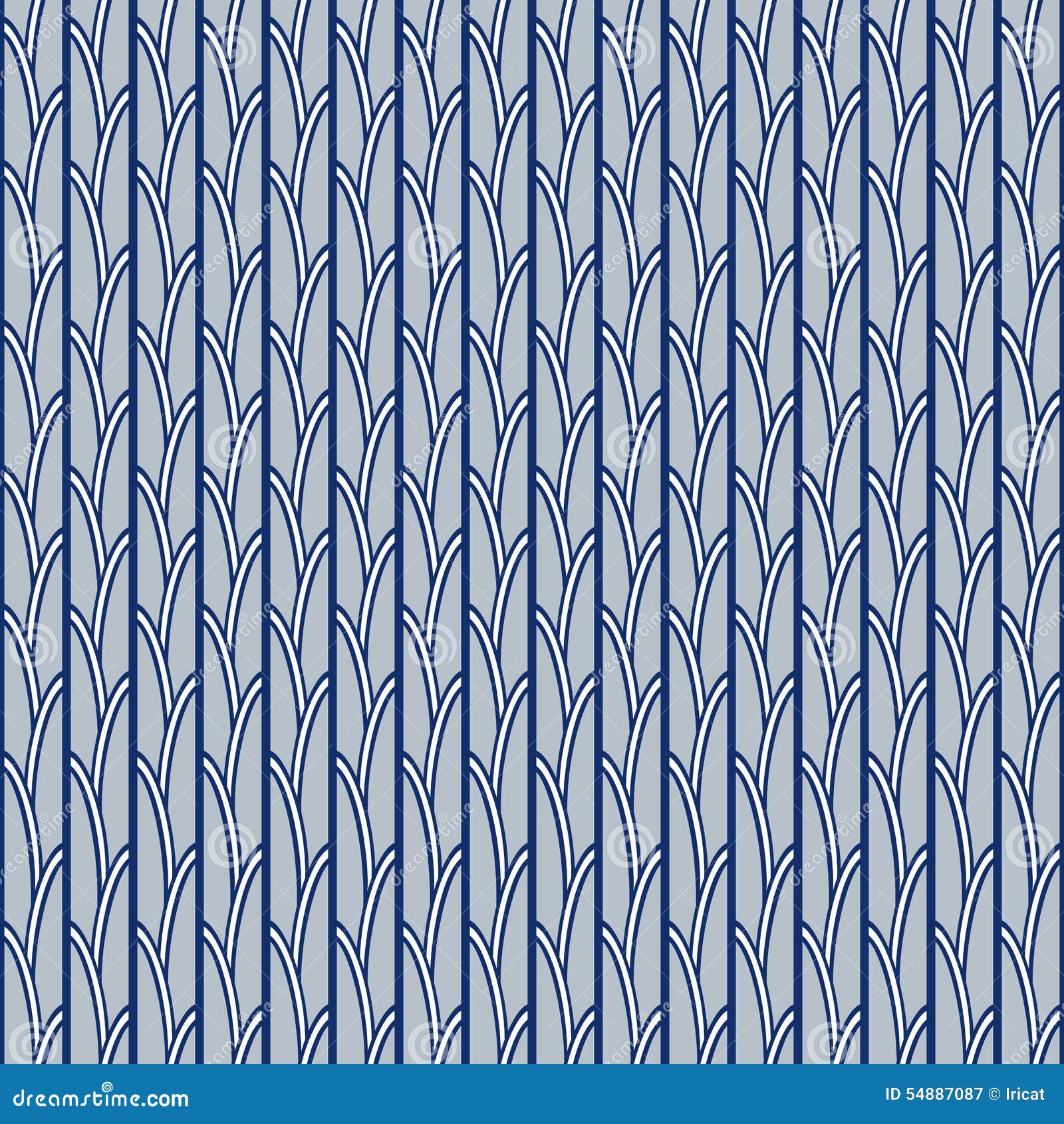 Abstract Seamless Blue Pattern of Vertical Stripes Doodles. Stock ...