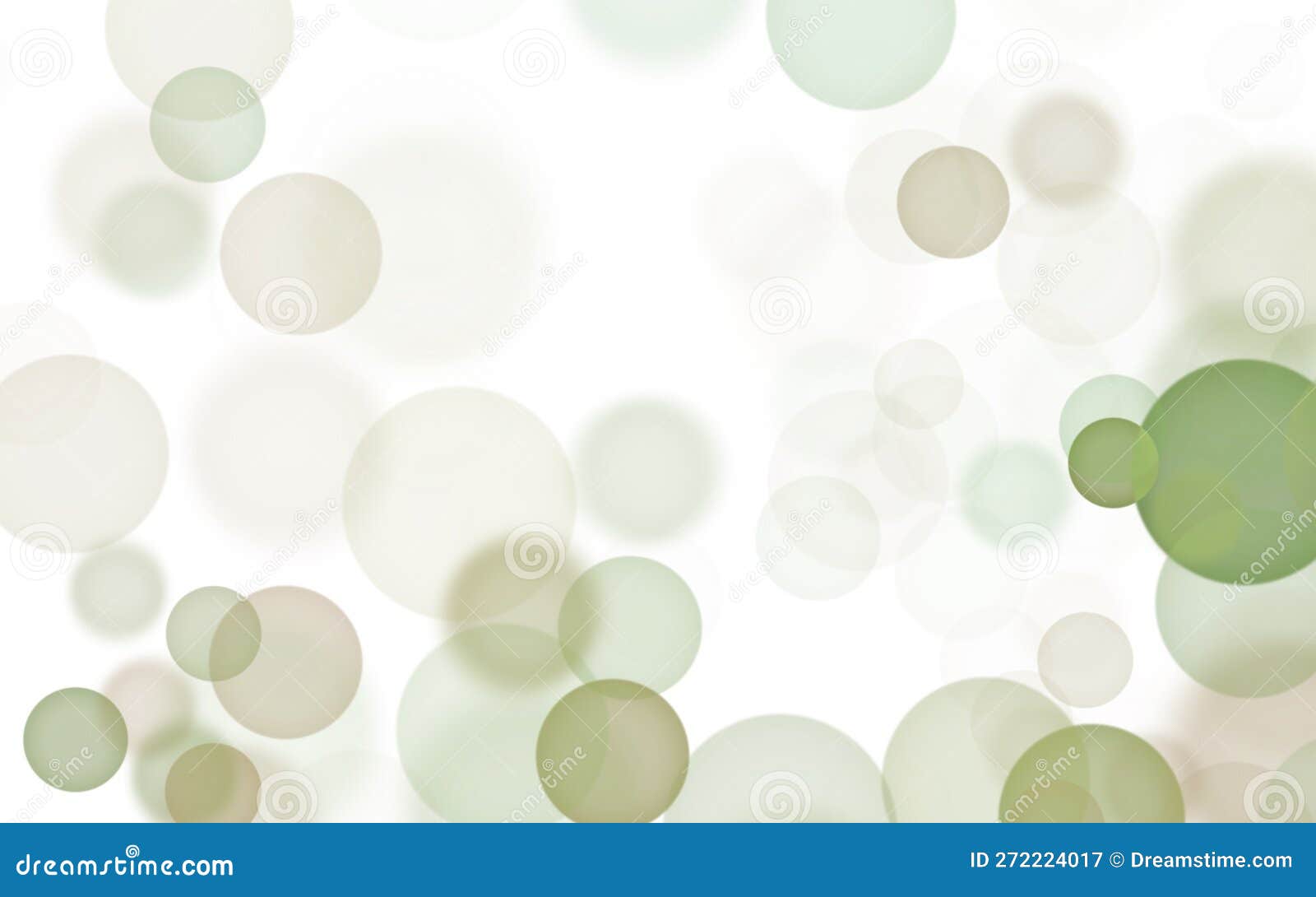 Abstract Seamless Bokeh Pattern for Design and Background. Green Cirles ...