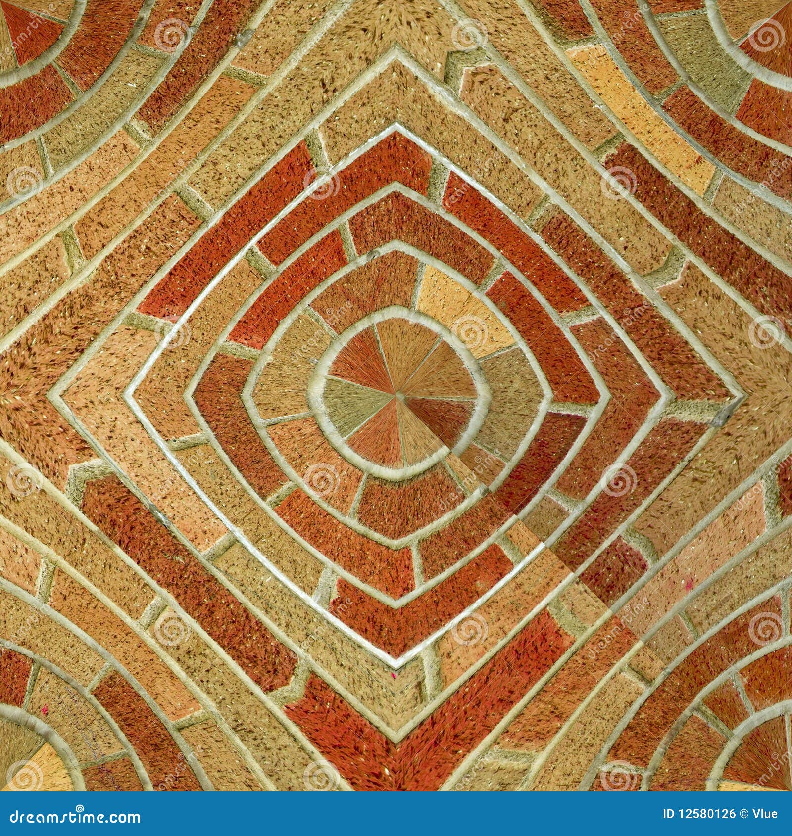 Abstract Seamless Brick Tile Pattern Stock Photo - Image of road, pave ...