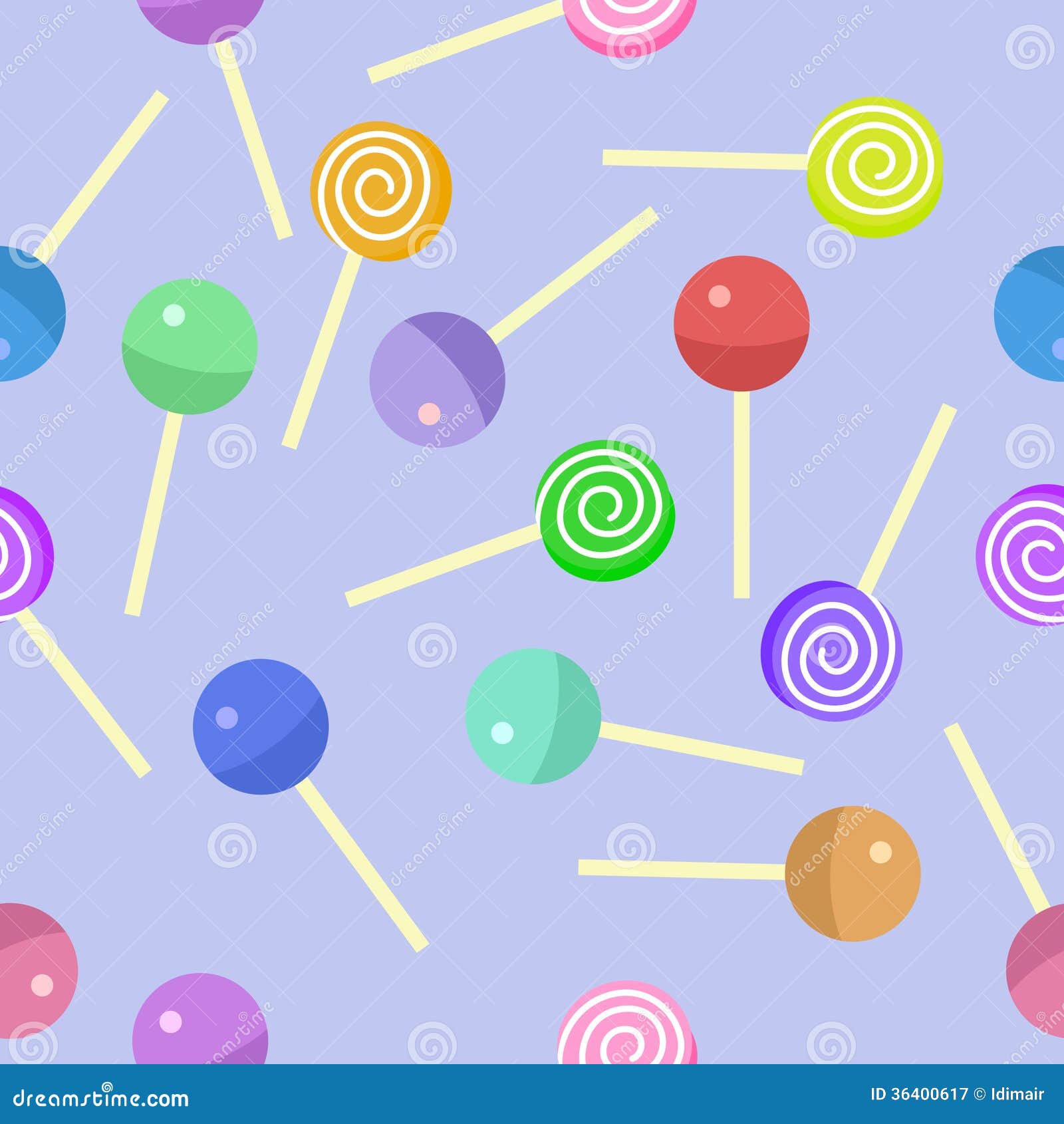 Abstract Seamless Candies Background Stock Vector - Illustration of ...