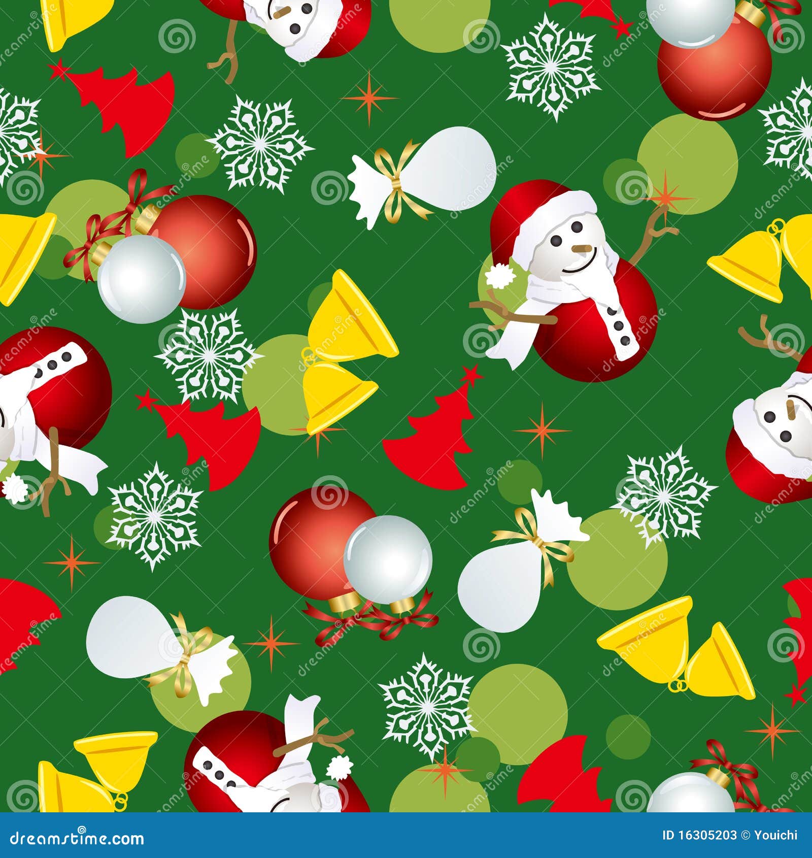 Abstract Seamless Christmas Pattern Stock Vector - Illustration of ...