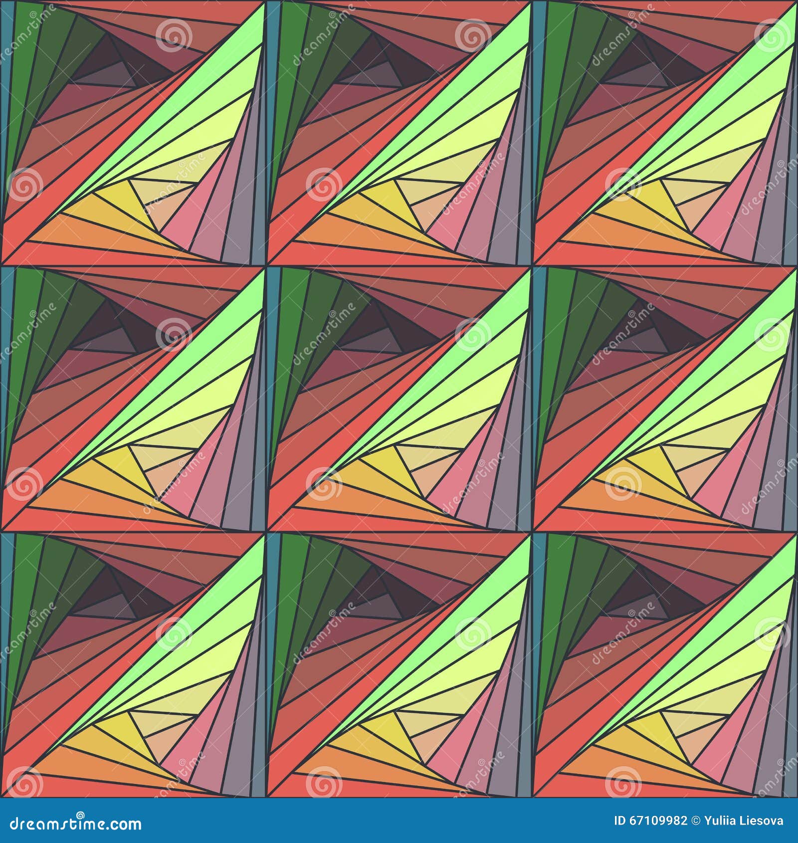 Abstract Seamless Colorful Background with Tangle Pattern Stock Vector ...