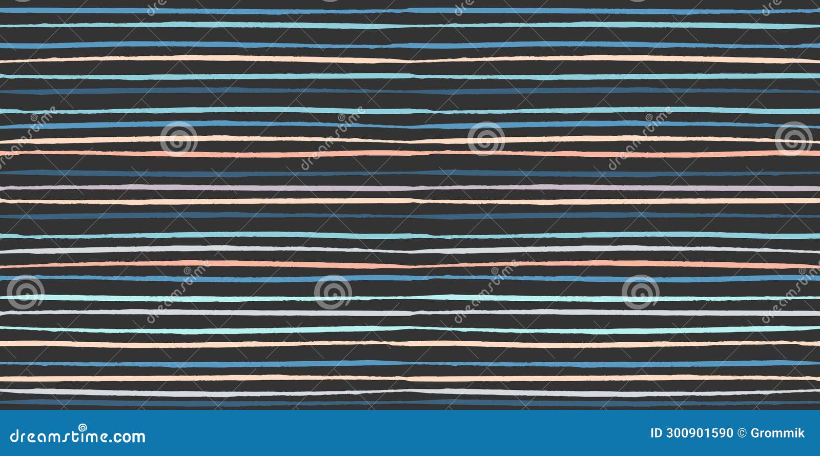Abstract Seamless Editable Background of Horizontal Colored Lines, a ...
