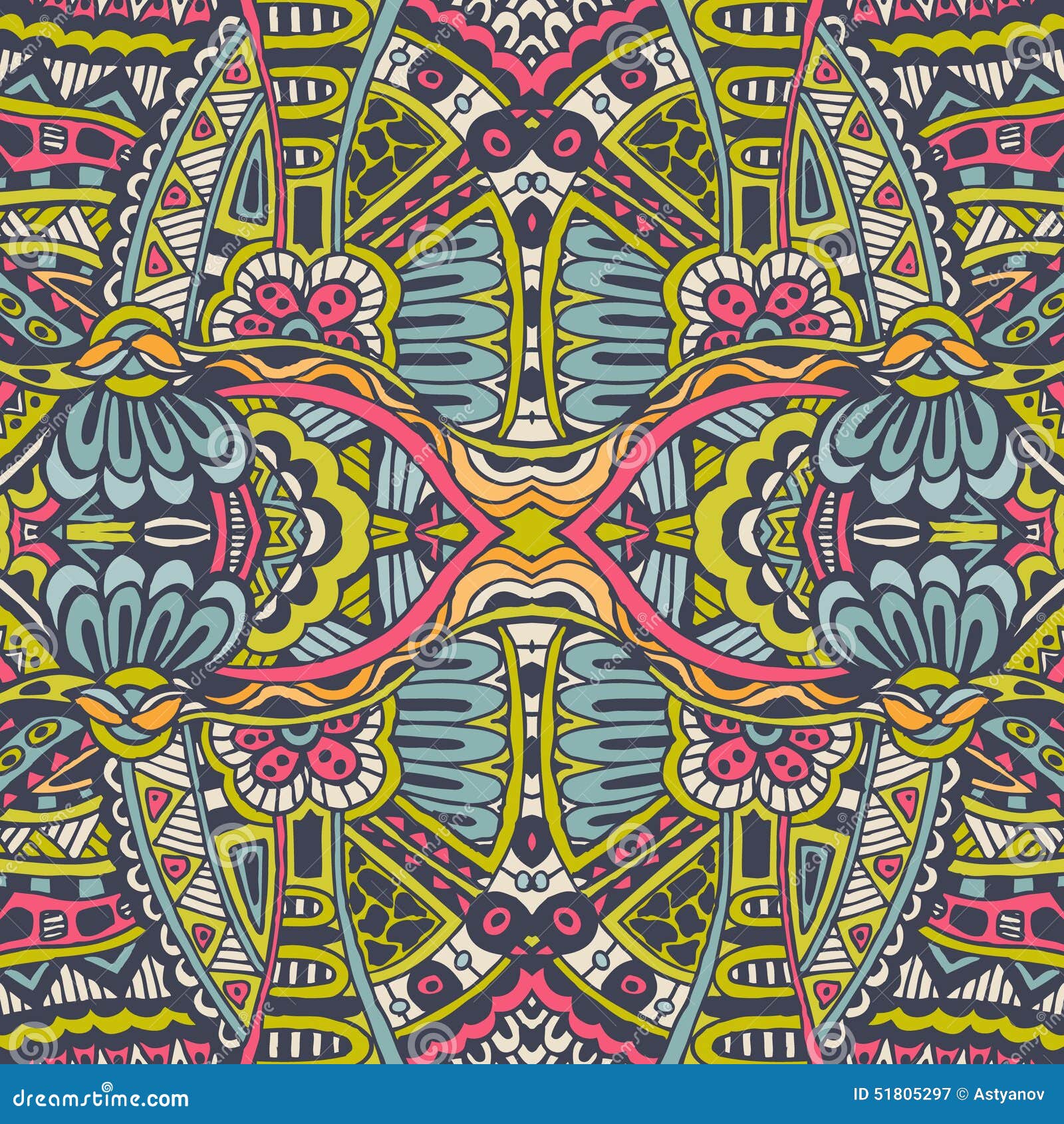 Abstract Seamless Festive Pattern Background Stock Vector ...