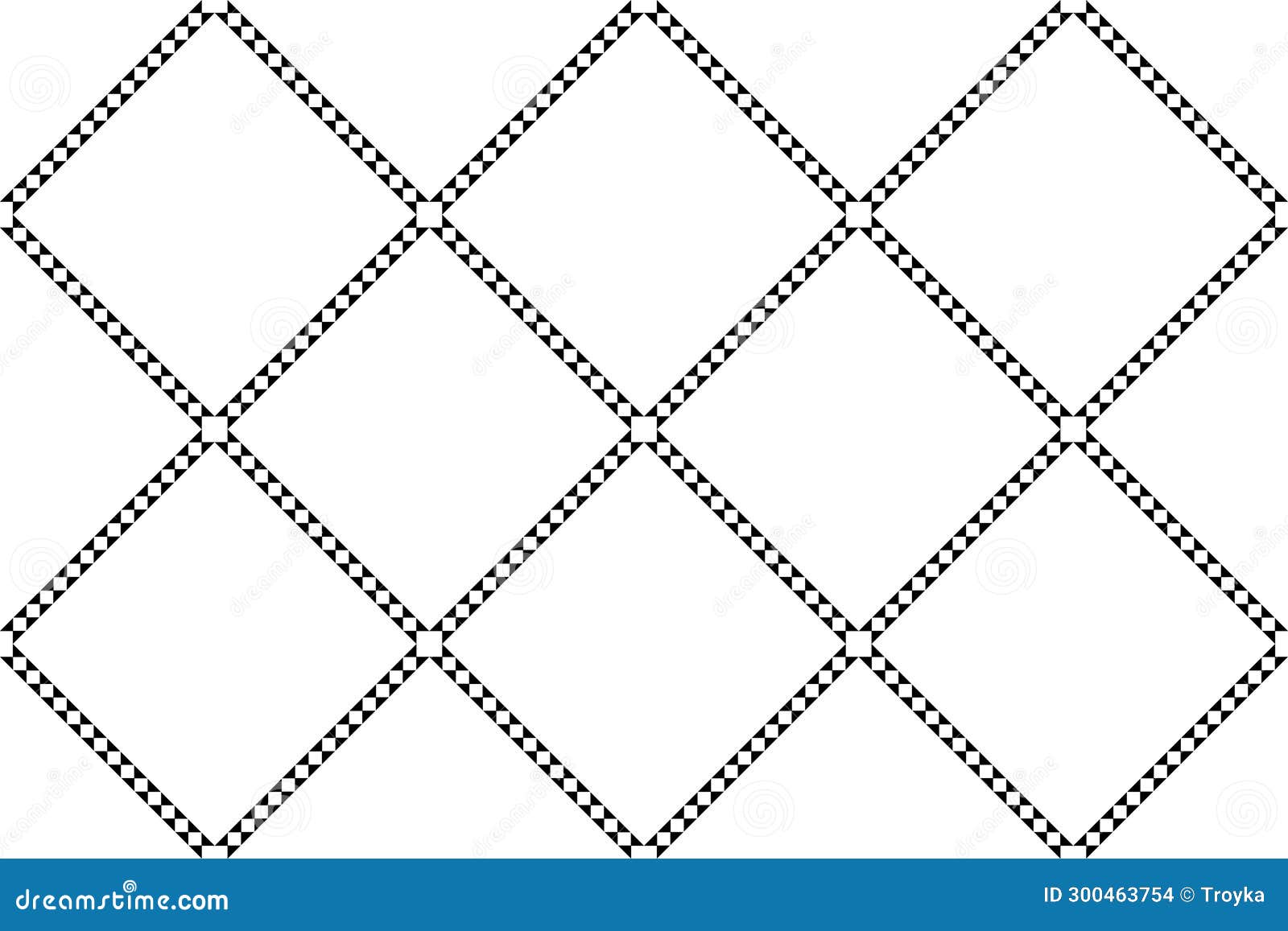 Abstract Seamless Geometric Checked Grid Pattern Stock Illustration ...