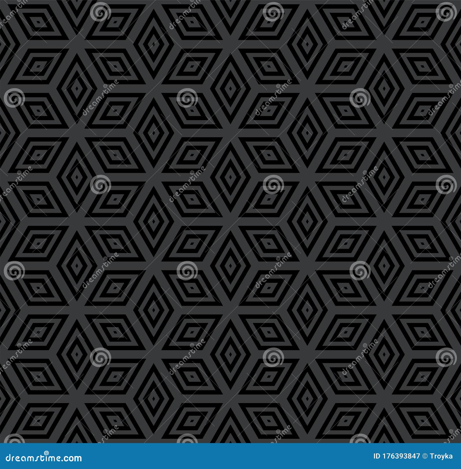 Seamless Geometric Diamonds Pattern Stock Vector - Illustration of ...