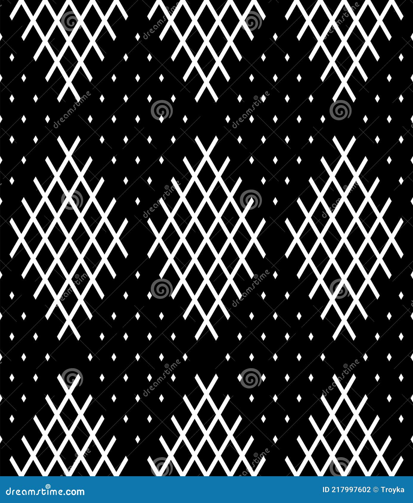Seamless Geometric Diamonds Dots and Grids Pattern Stock Vector ...