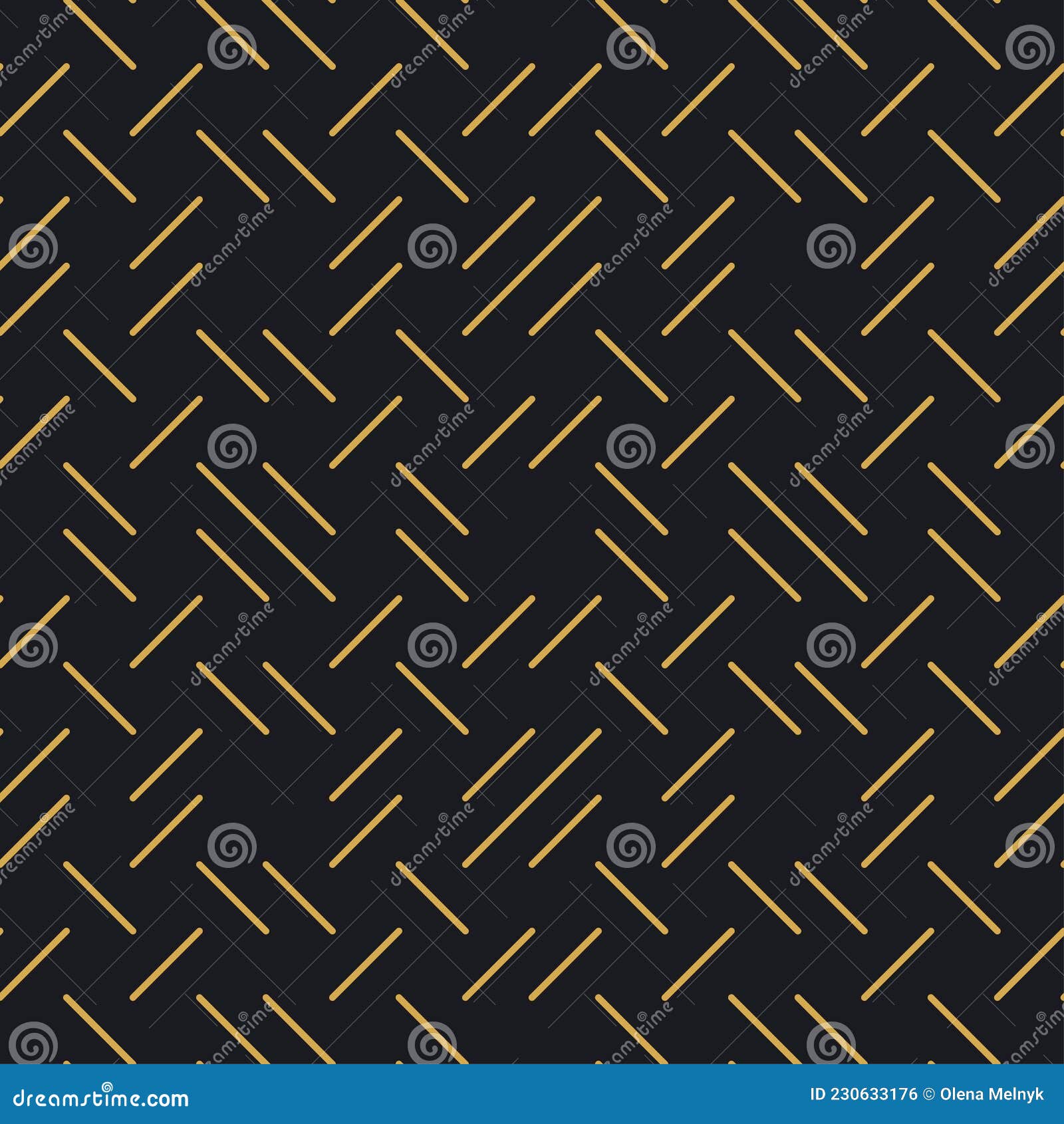 Abstract Seamless Geometric Gold Linear Pattern for Packaging, Design ...