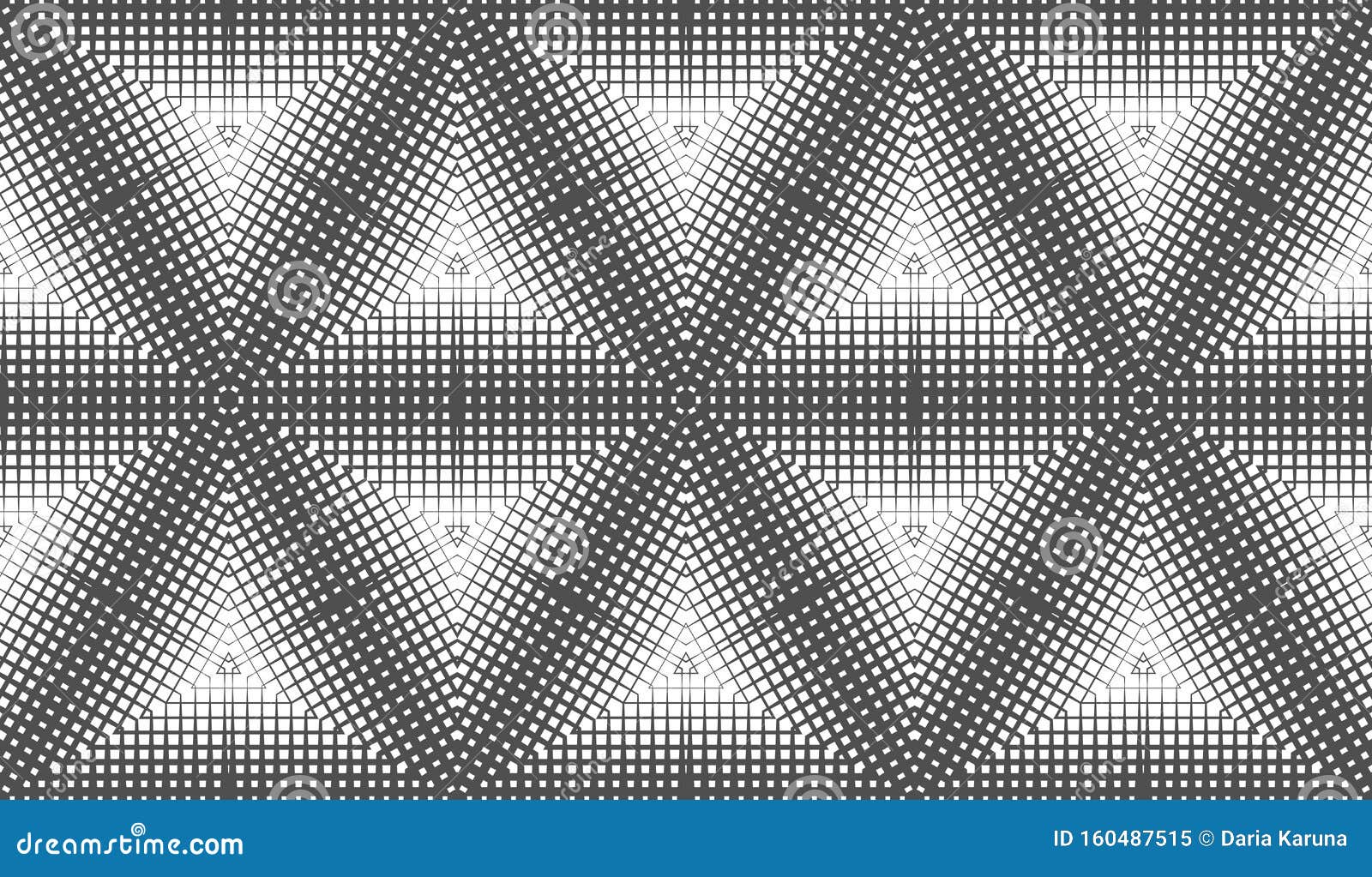 Abstract Seamless Geometric Pattern. a Fading Array of Many Shapes ...