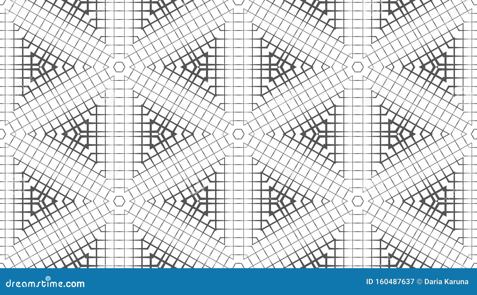 Abstract Seamless Geometric Pattern. a Fading Array of Many Shapes ...