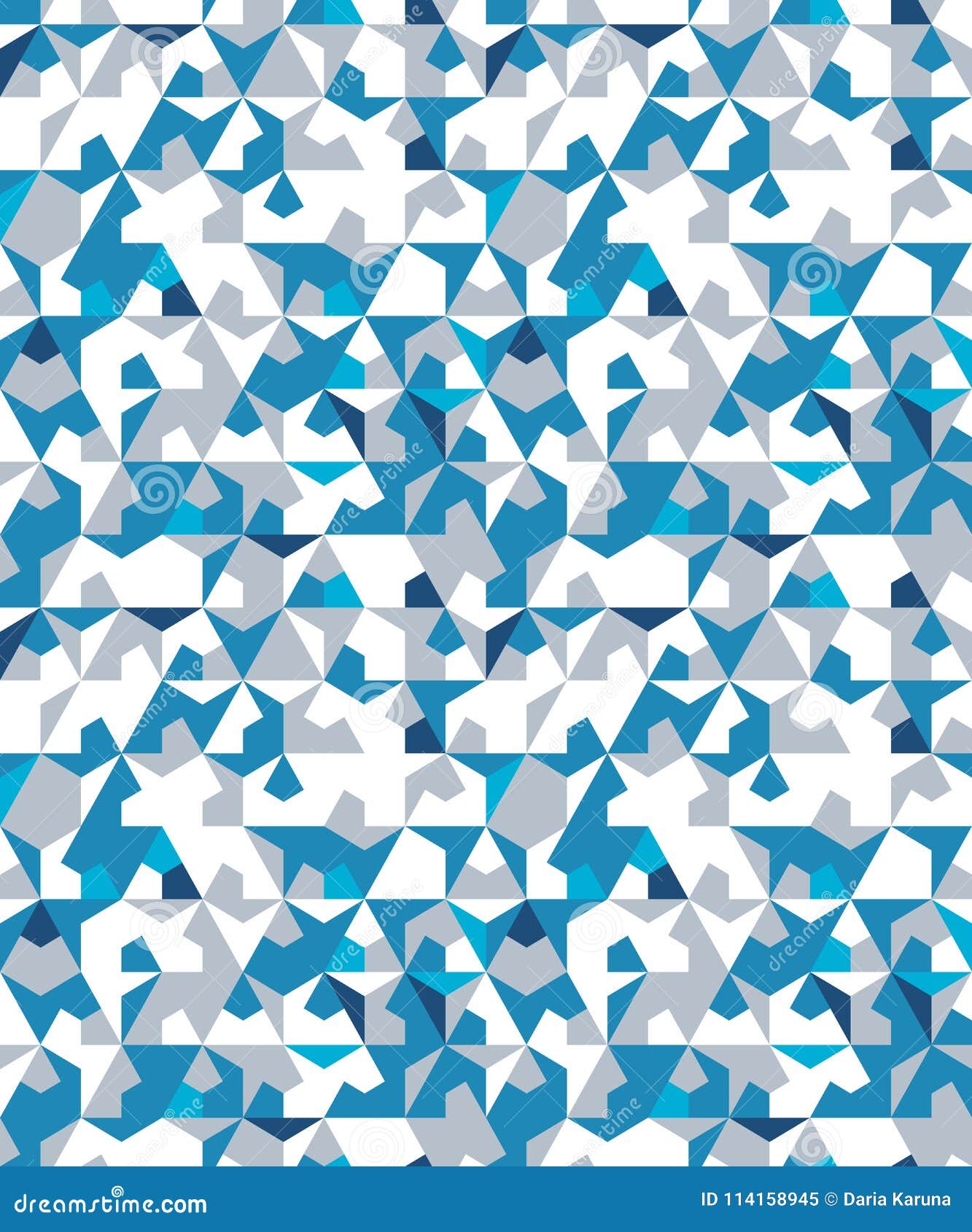 Abstract Seamless Geometric Pattern. Figures with Many Angles Stock ...