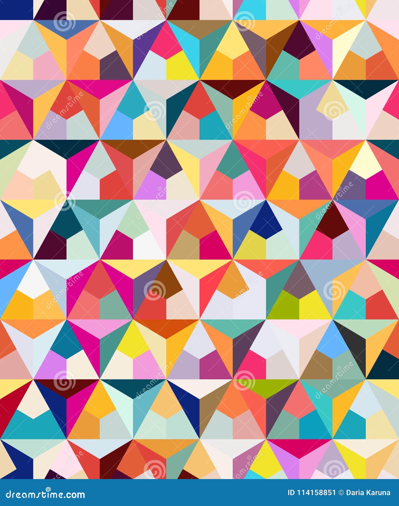 Abstract Seamless Geometric Pattern. Figures with Many Angles Stock ...