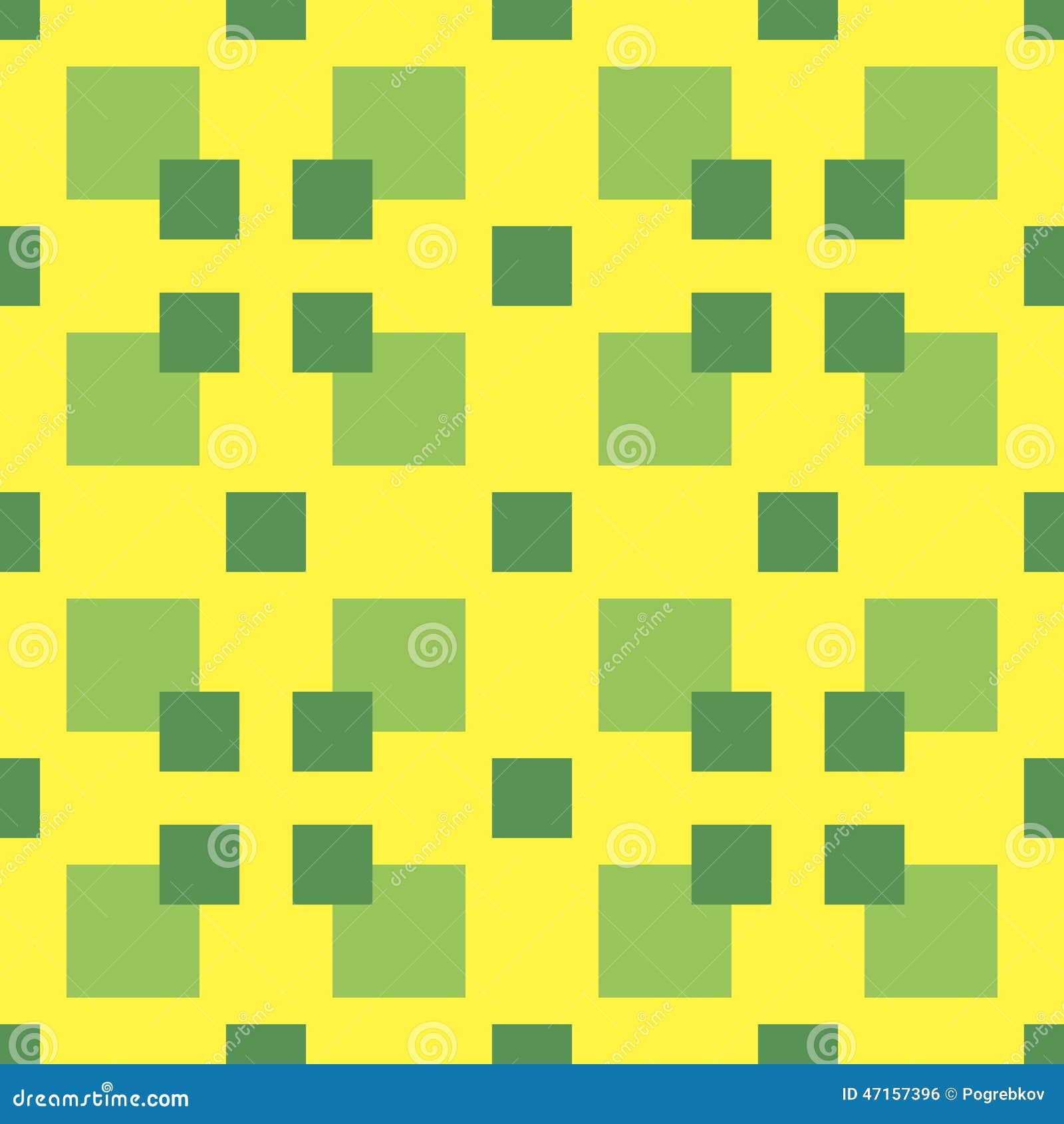 Abstract Seamless Geometric Pattern. Green and Yellow Colors Stock ...