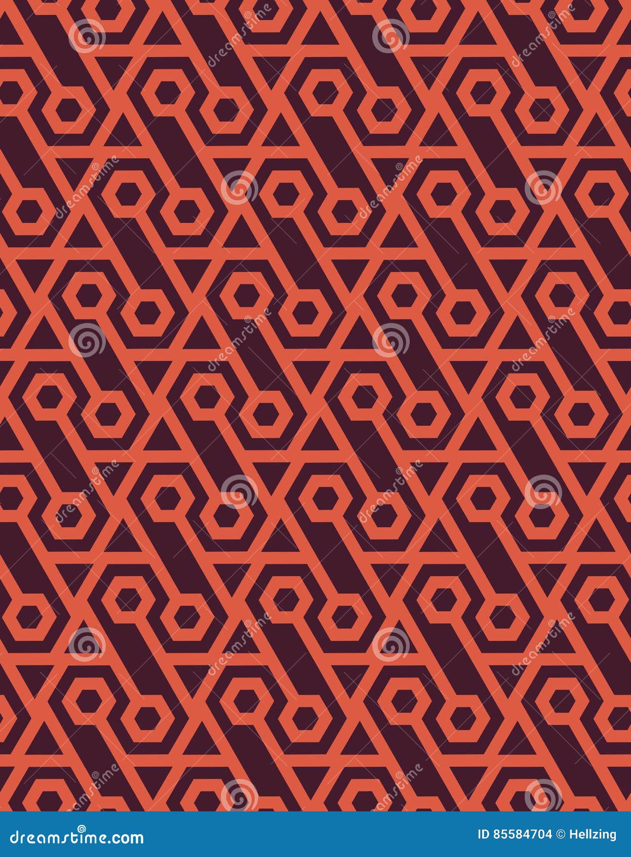 Abstract Seamless Geometric Pattern Made of Hexagons -vector Eps8 Stock ...