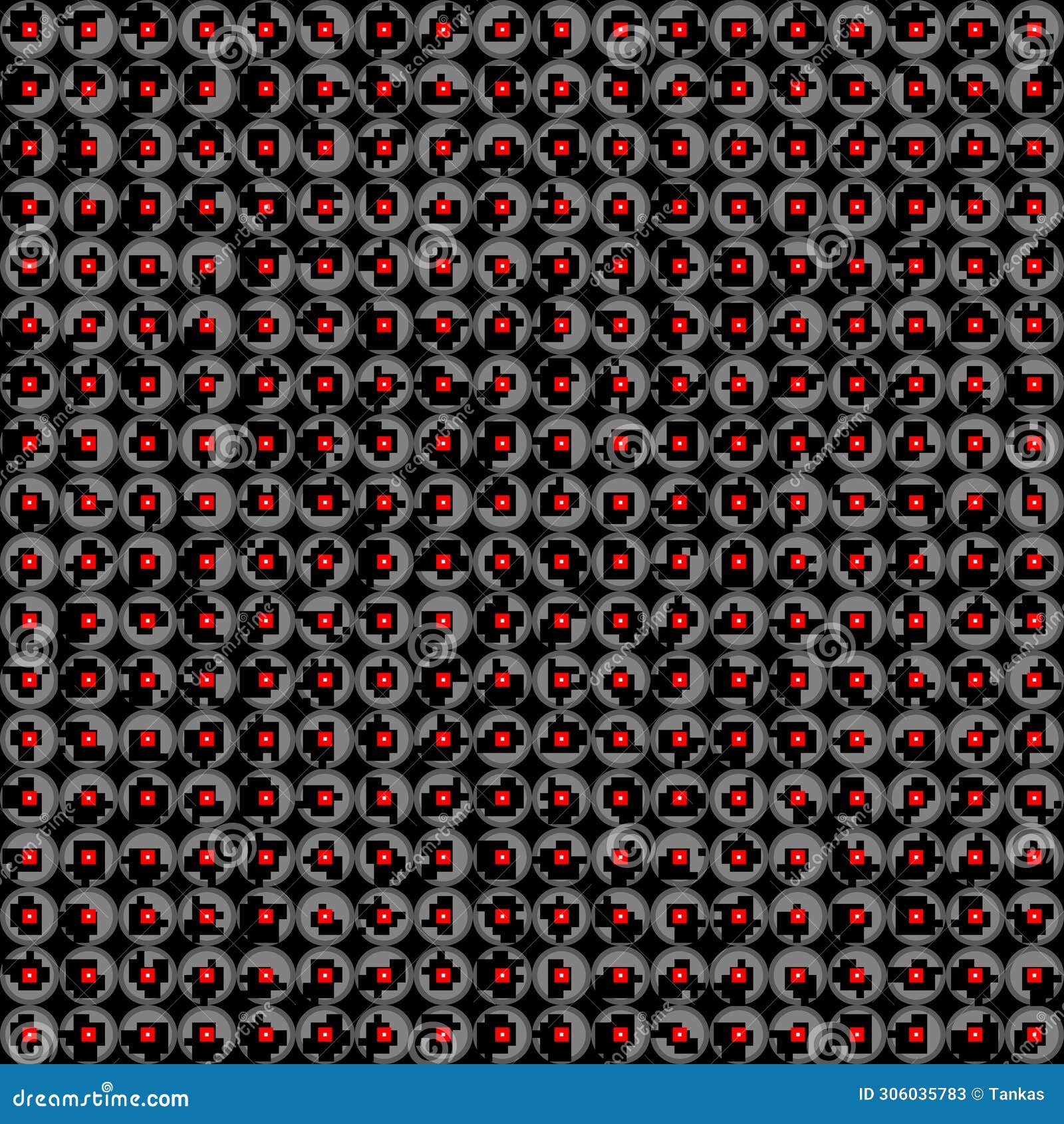 Abstract Seamless Geometric Pattern. Geometric Vector Image. Pixel Art ...