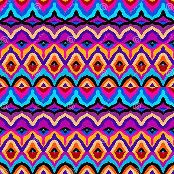 Abstract Seamless Geometric Pattern. Geometric Vector Image. Symmetric ...