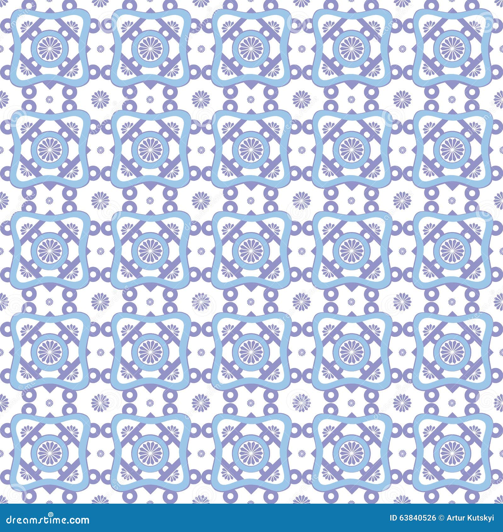 Abstract Seamless Geometric Radial Pattern. Vector Stock Vector ...