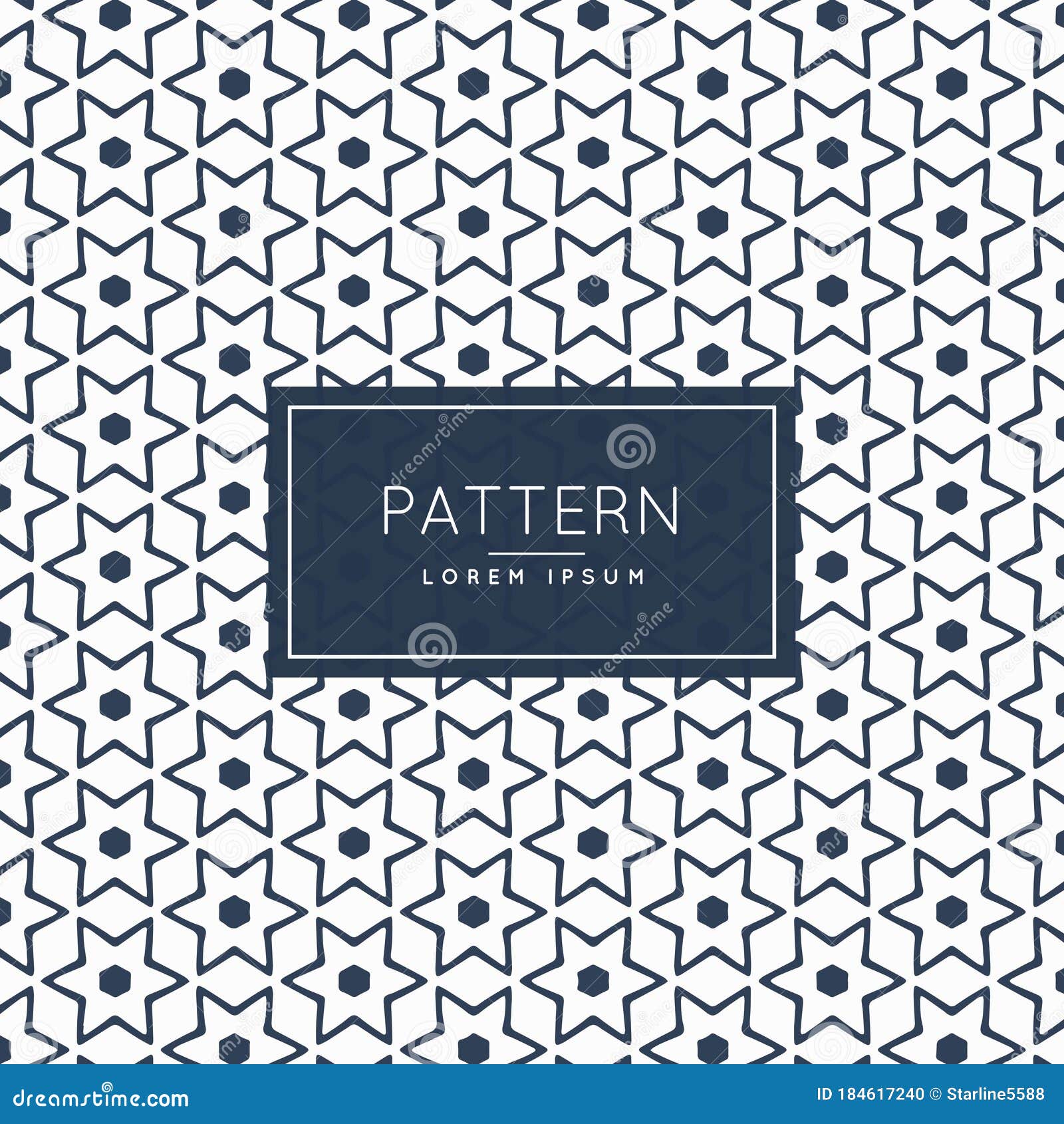 Abstract Seamless Geometric Shapes Pattern Background Design ...