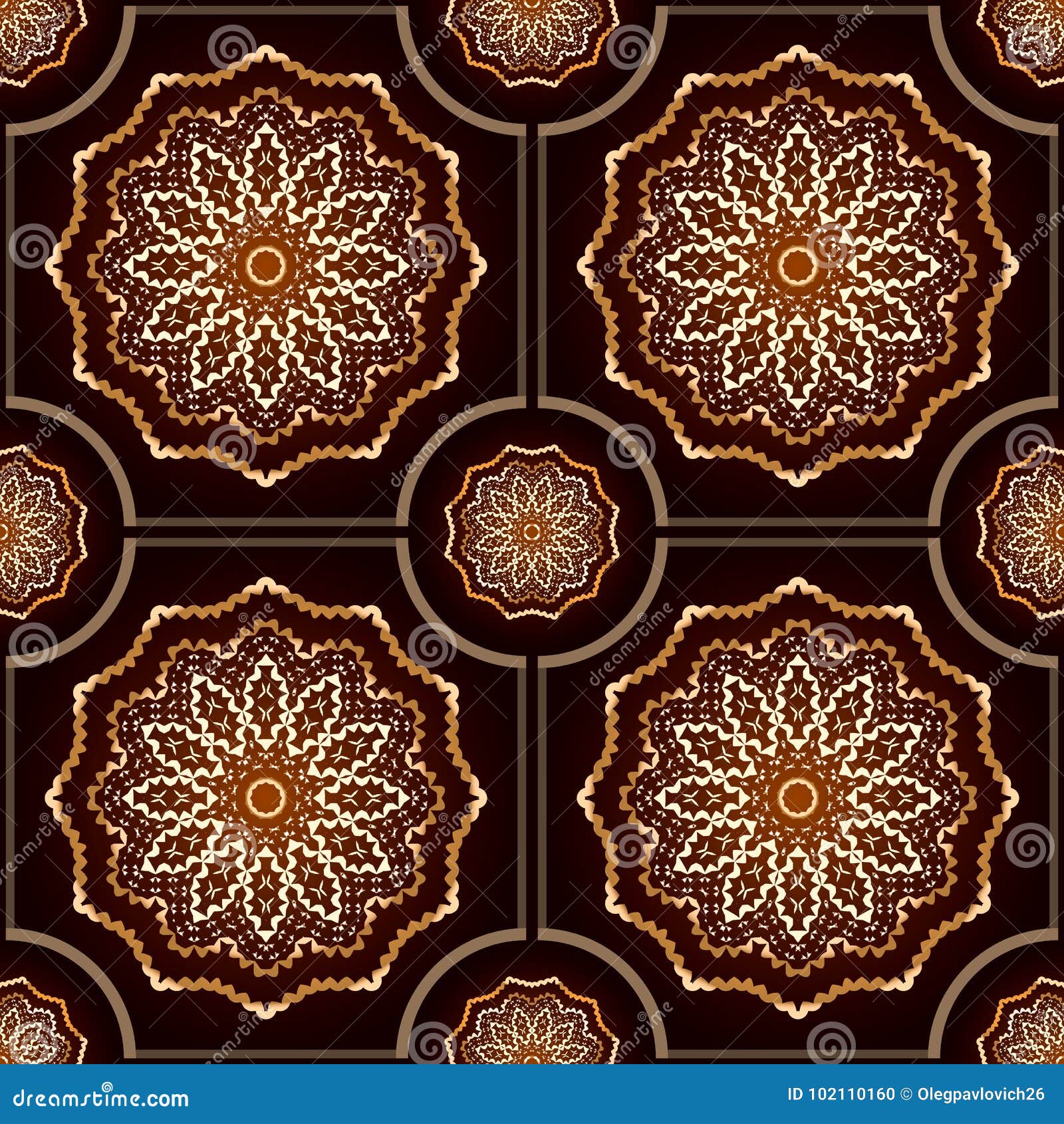 Gothic seamless pattern stock vector. Illustration of repeat - 102110160