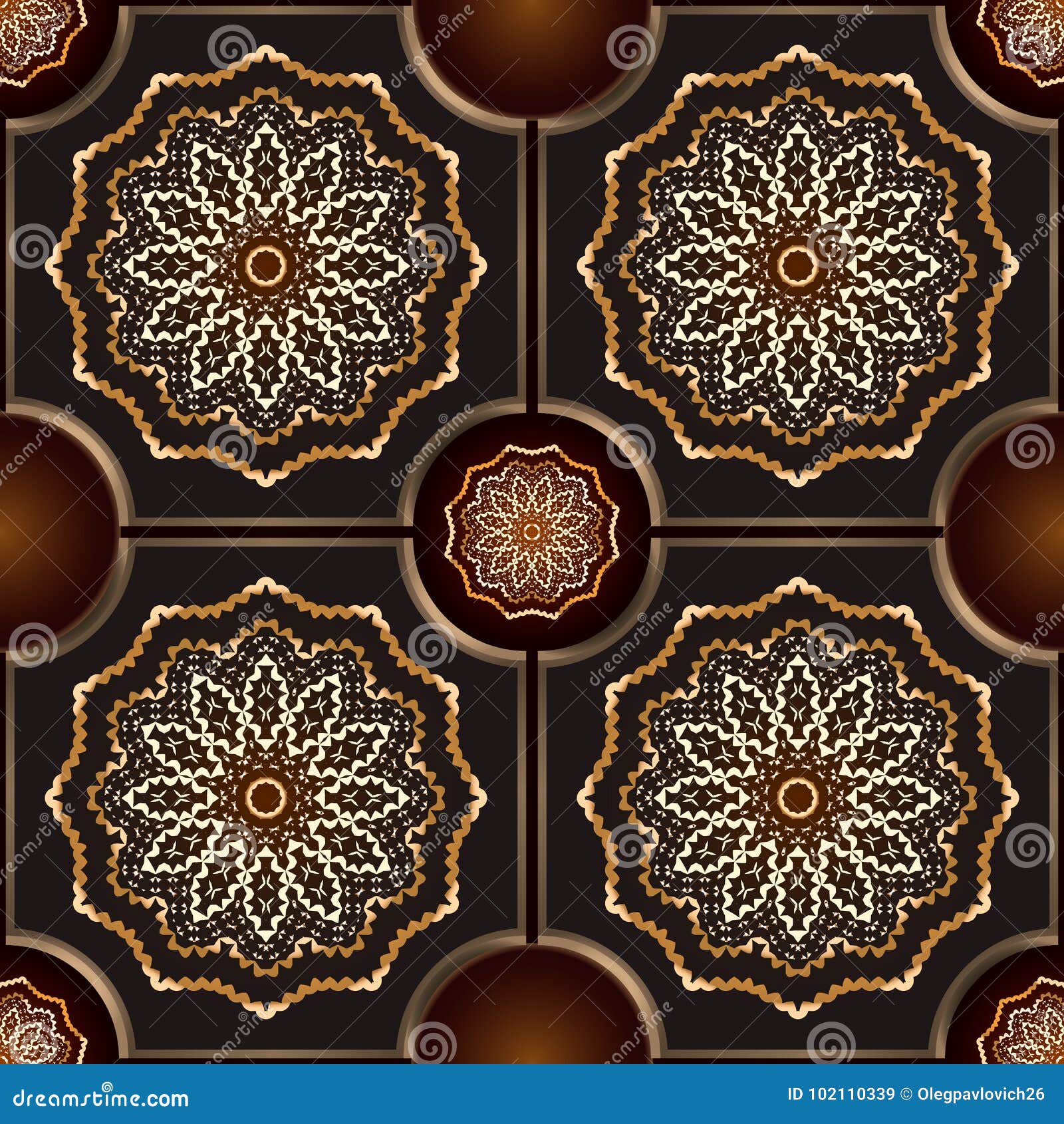 Gothic seamless pattern stock vector. Illustration of geometry - 102110339