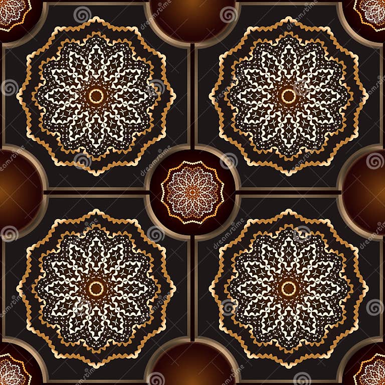 Gothic seamless pattern stock vector. Illustration of geometry - 102110339