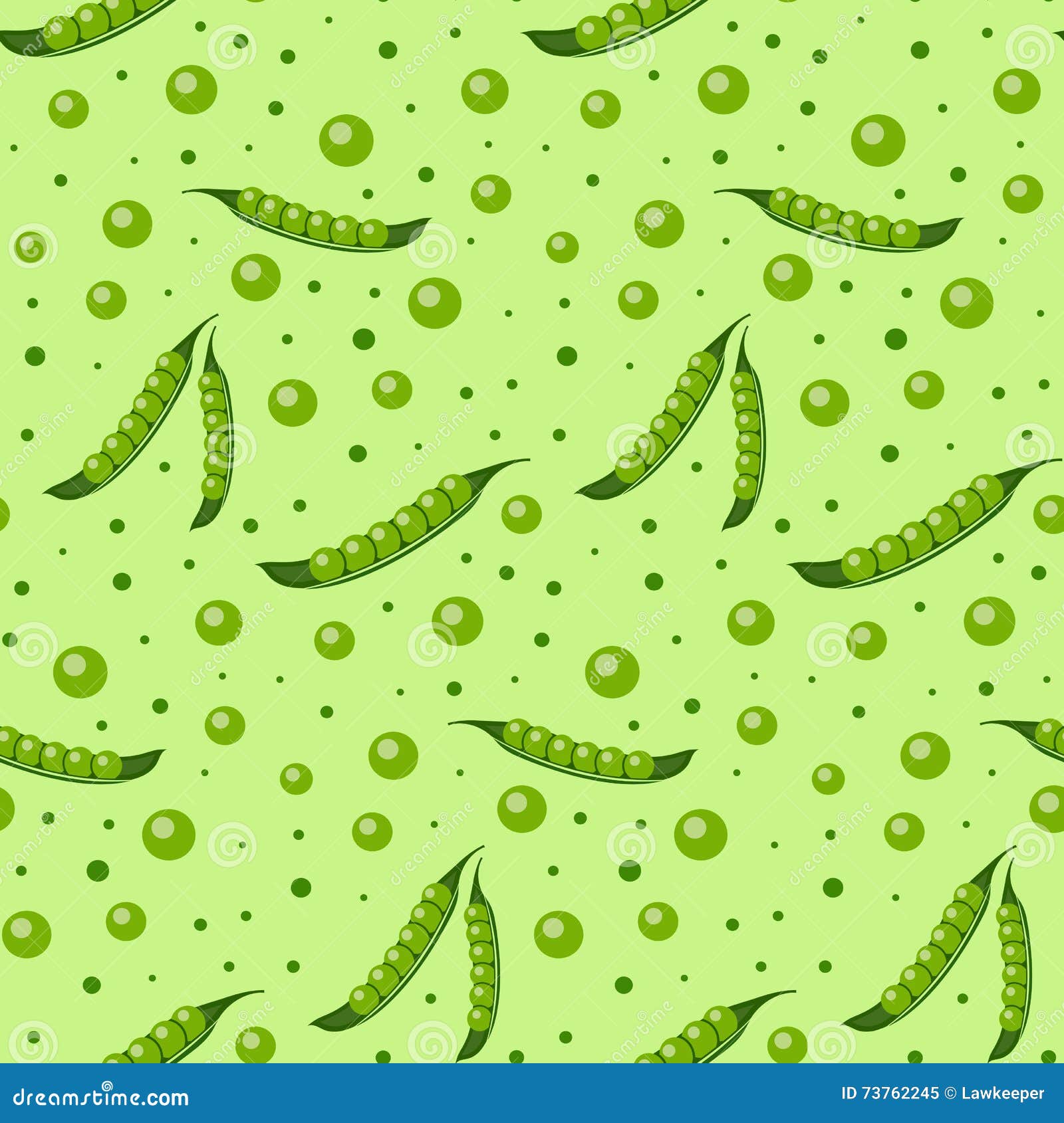 Abstract Seamless Green Peas Pattern Stock Vector - Illustration of ...