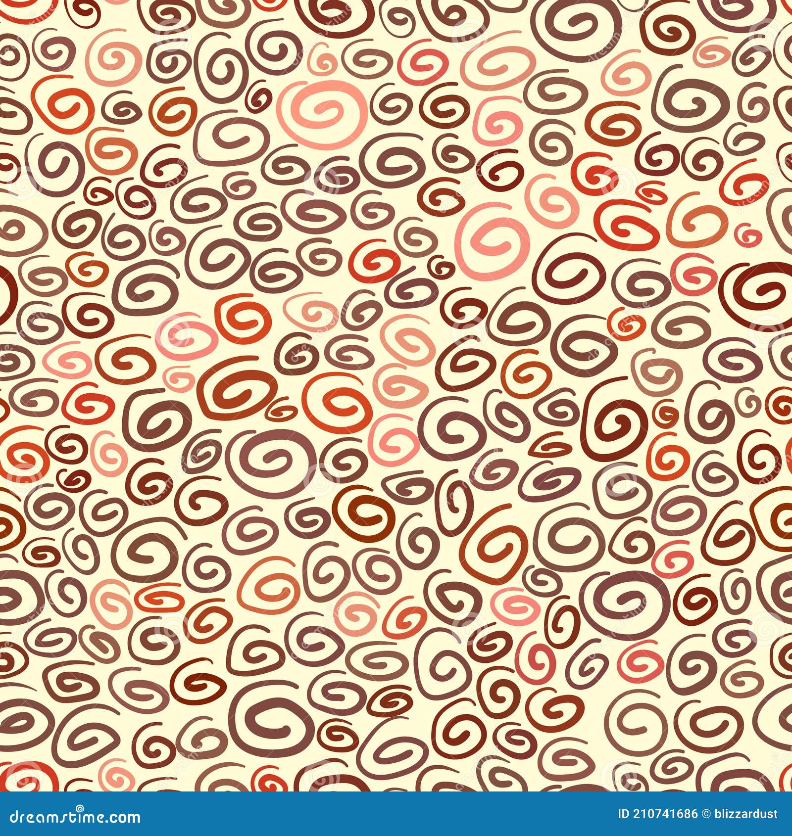 Unique and Catchy Abstract Seamless Hand Drawn Doodle Pattern Stock ...