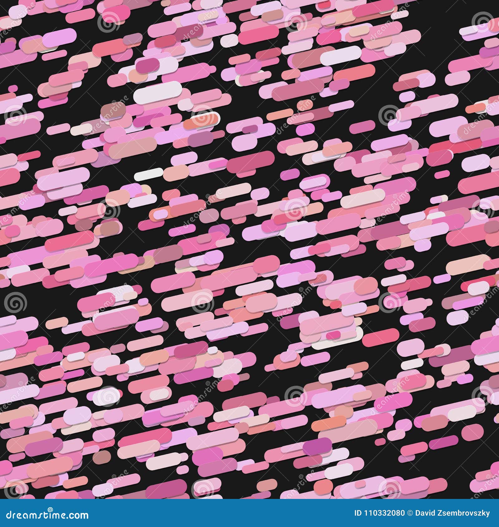 Abstract Seamless Irregular Rounded Stripe Pattern Background Stock ...