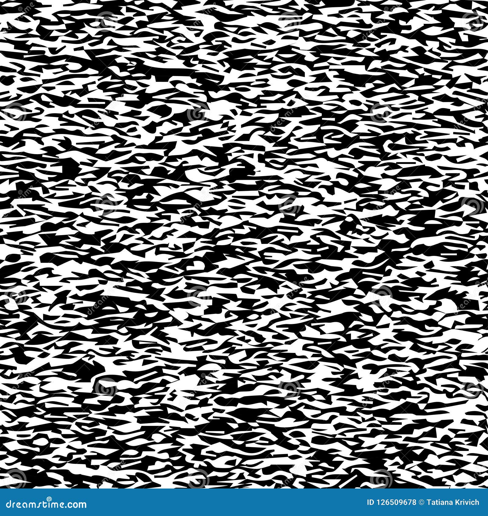 Abstract Seamless Isolated Pattern. Black Note Paper on White ...